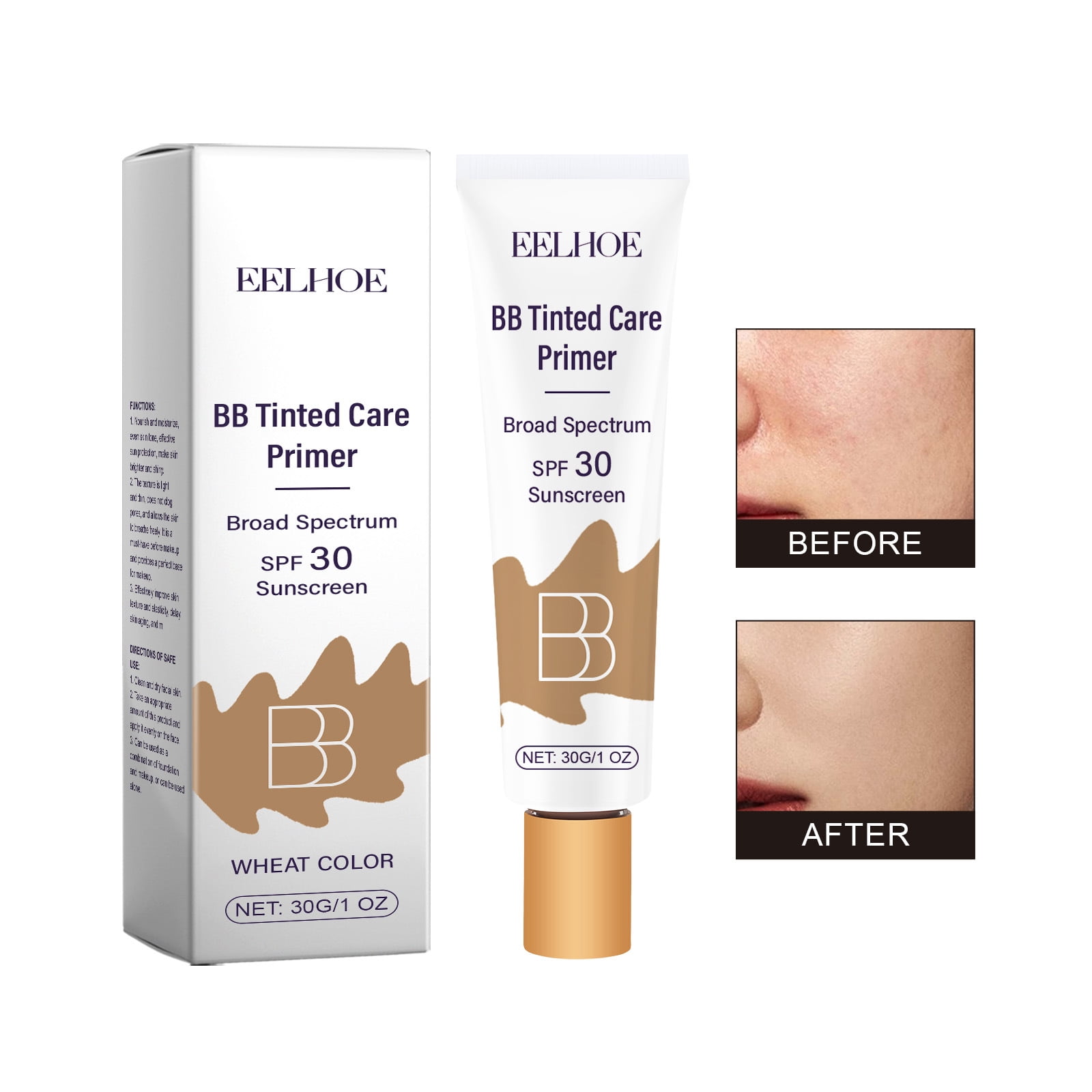 Protective BB cream series covers facial makeup blemishes, moisturizes ...