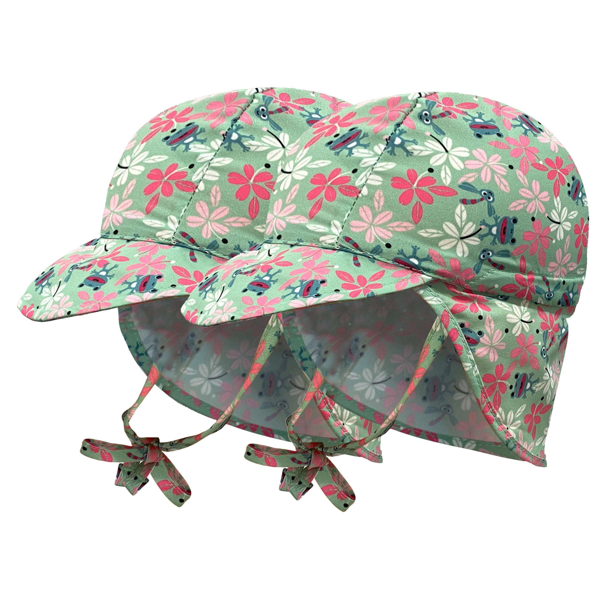 Protective Baby Sun Hat With UPF 50+ Protection Adjustable Infant Summer Beach Flap Hats For Boy ...