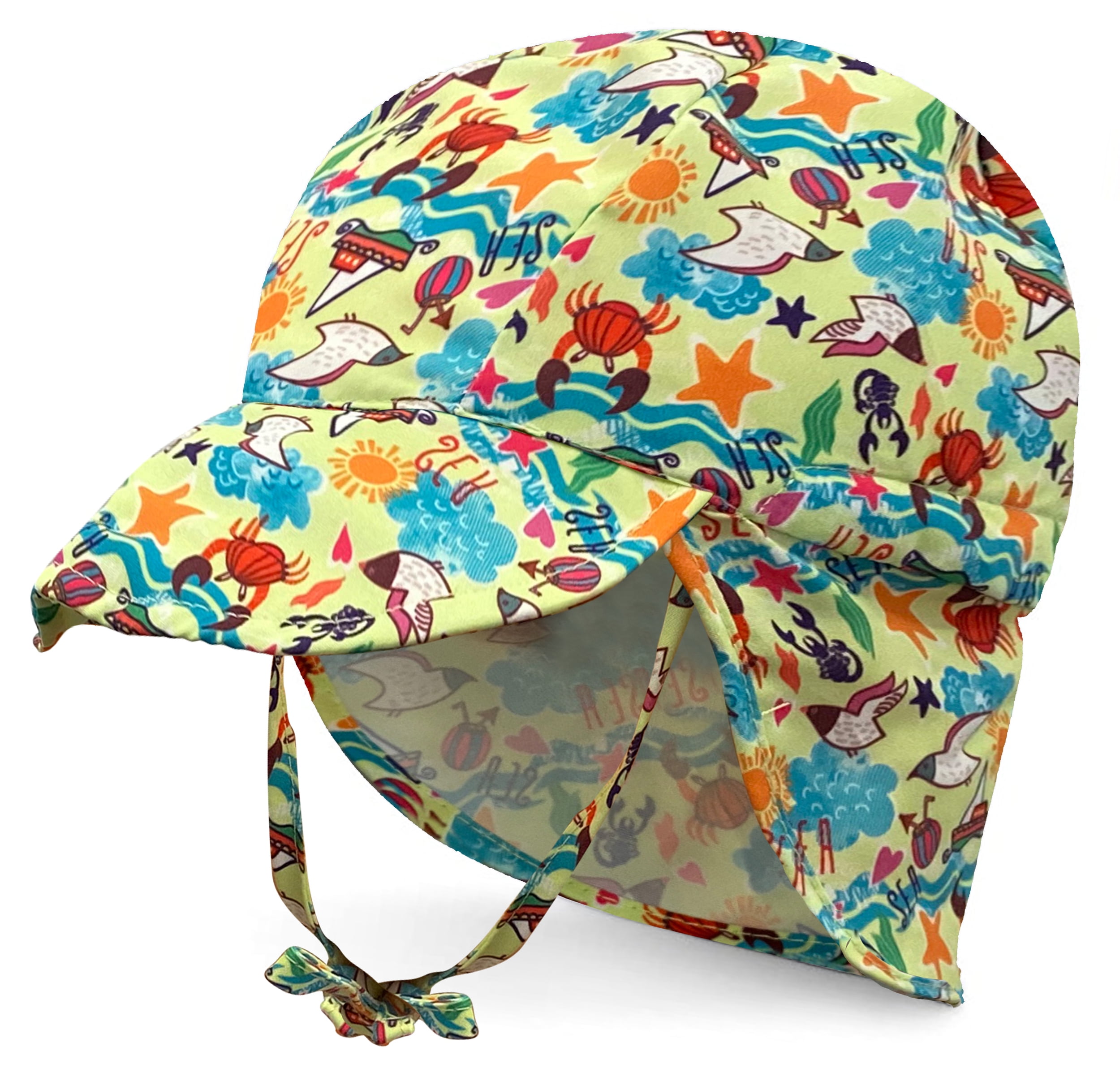 Protective Baby Sun Hat With UPF 50+ Protection Adjustable Infant ...