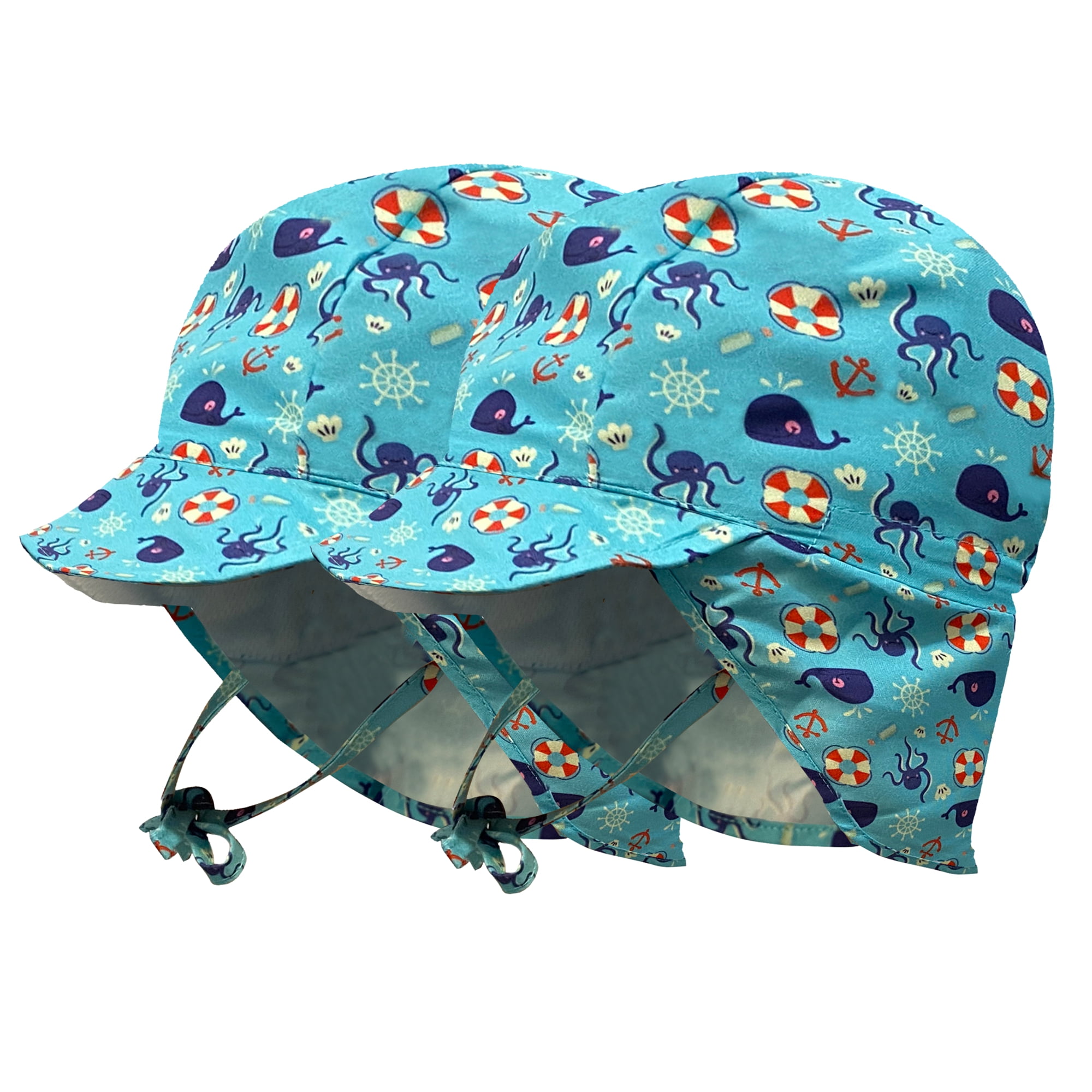 Protective Baby Sun Hat With UPF 50+ Protection Adjustable Infant ...