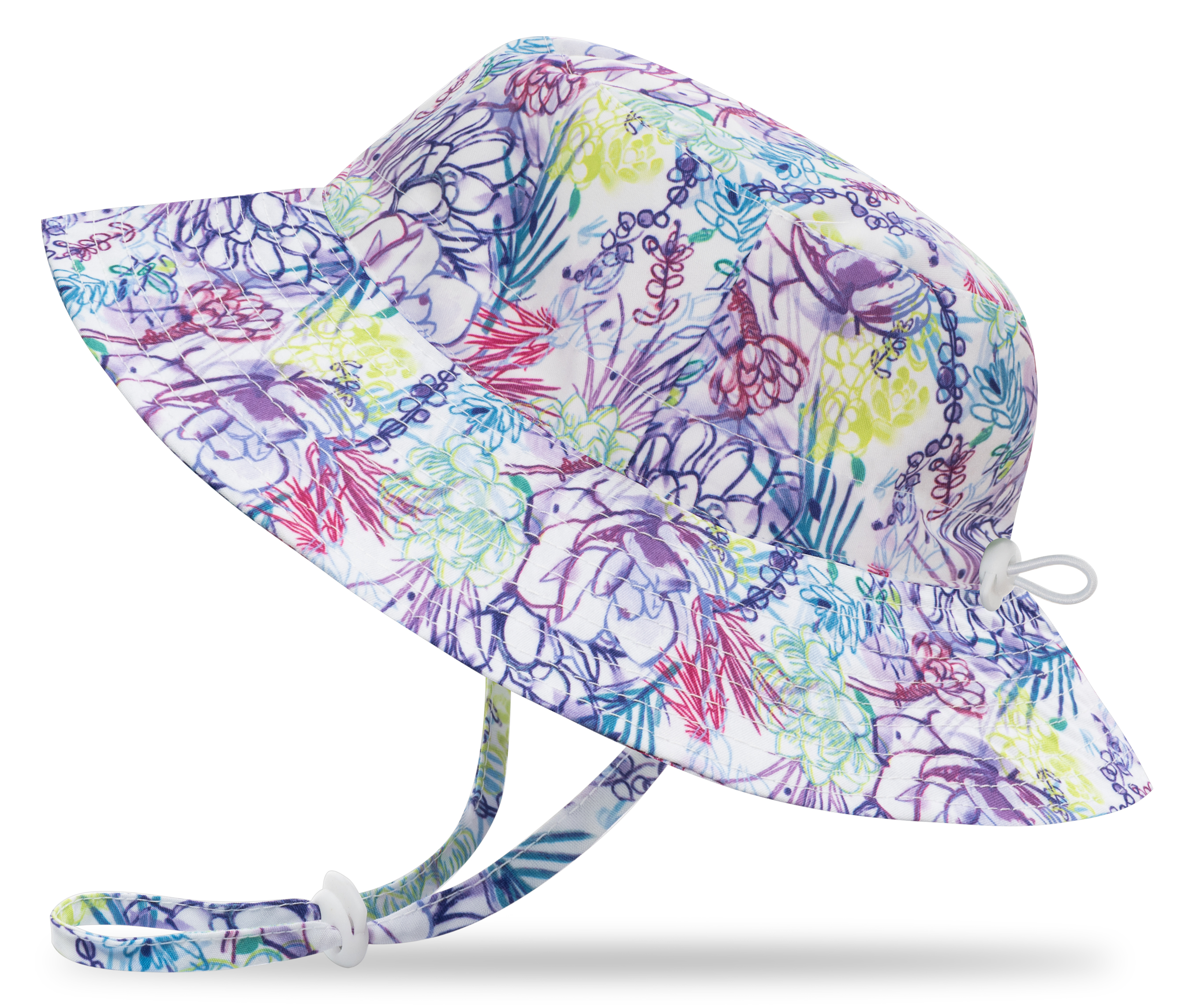Protective Baby Sun Hat With UPF 50+ Protection Adjustable Infant ...