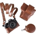 Protective Case for Canon EOS R50/R100 Camera and 18-45mm Lens, PU ...