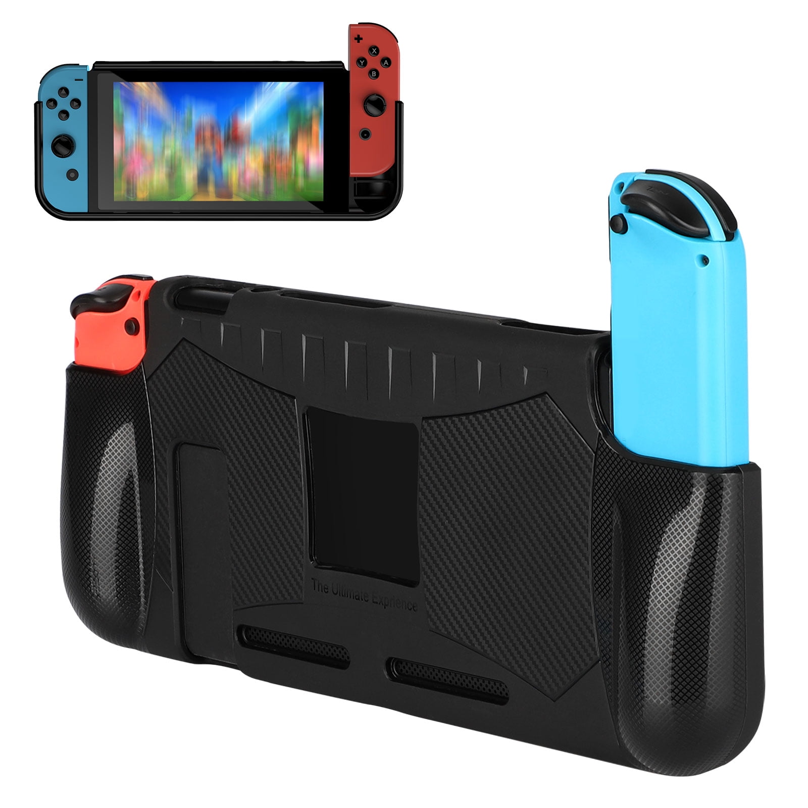 Protective Case Fit for Nintendo Switch, Dockable TPU Grip Protective ...