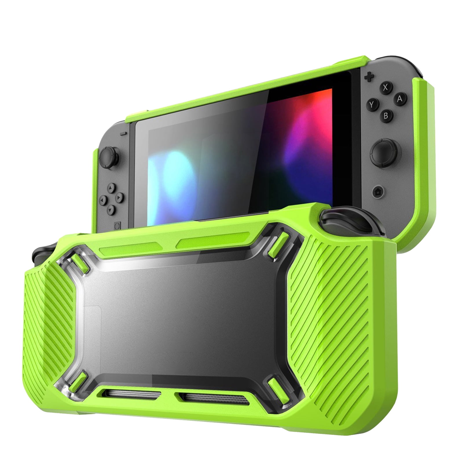 Protective Case Fit for Nintendo Switch, EEEkit Dockable TPU Grip ...