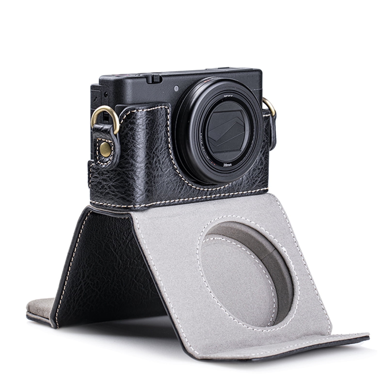 Protective Case,Leather Camera With Pu Leather Camera Compatible With ...
