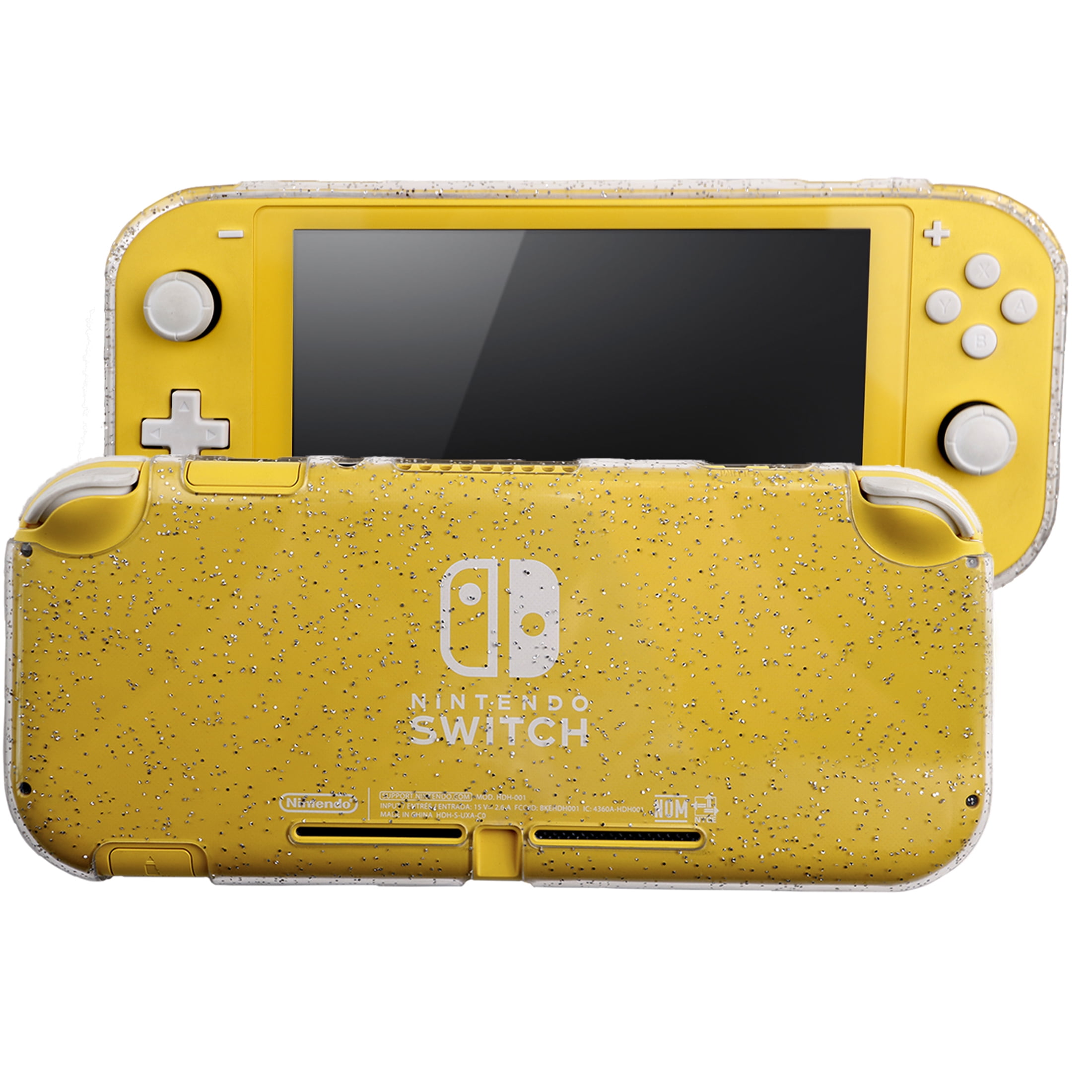 Protective Case for Nintendo Switch Lite, Liquid Crystal Glitter Bling ...