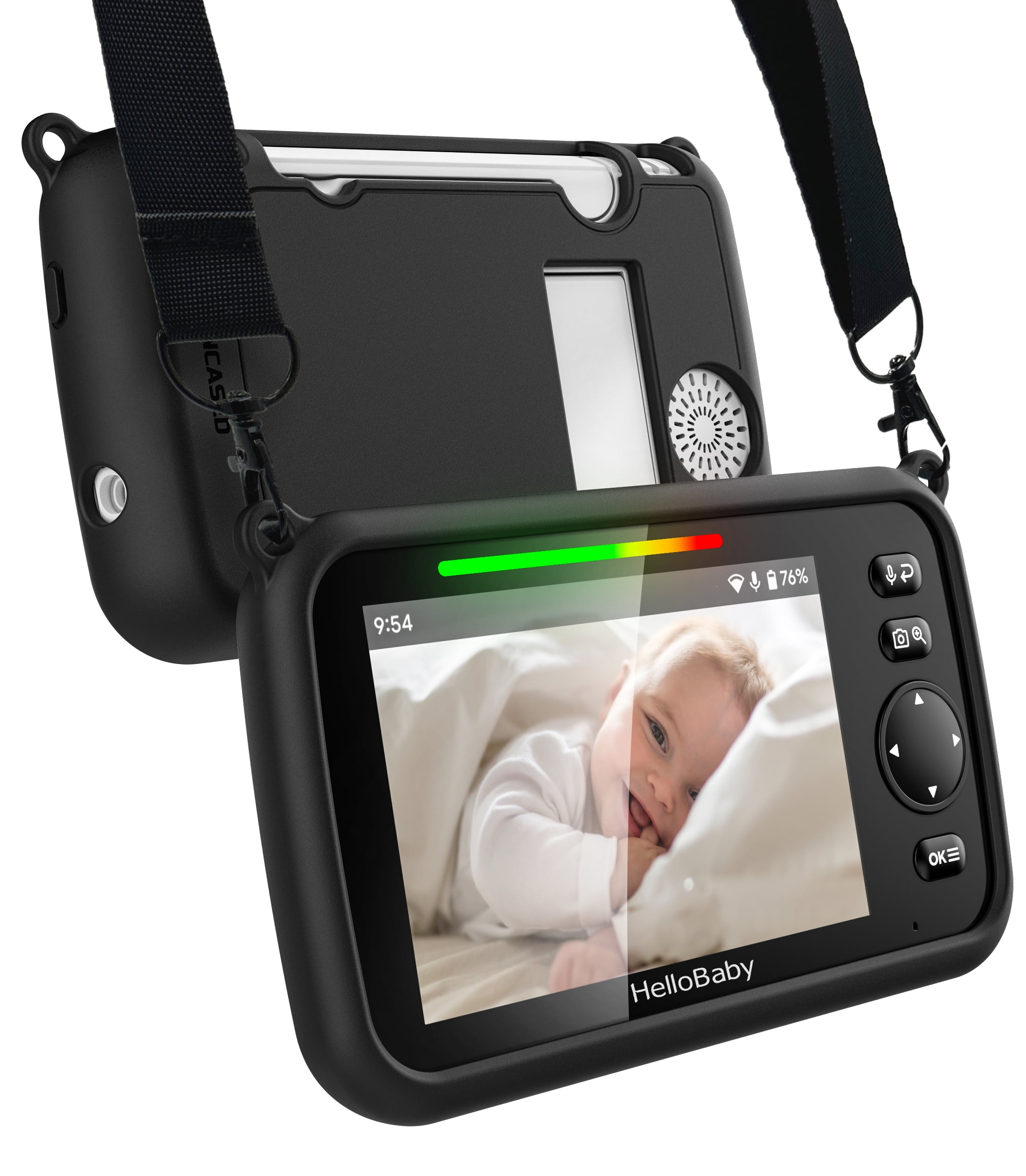 Protective Case for 5" HelloBaby Baby Monitor - Includes Carrying Strap ...