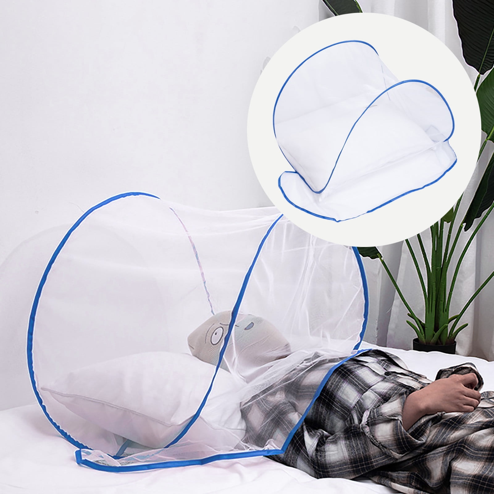 Protective Cover Portable Head Net Mini Foldable Net Up Travel Net For ...