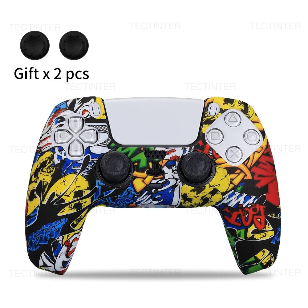 Protective Cover Skin for Playstation 5 Controller Anti-slip Silicone ...