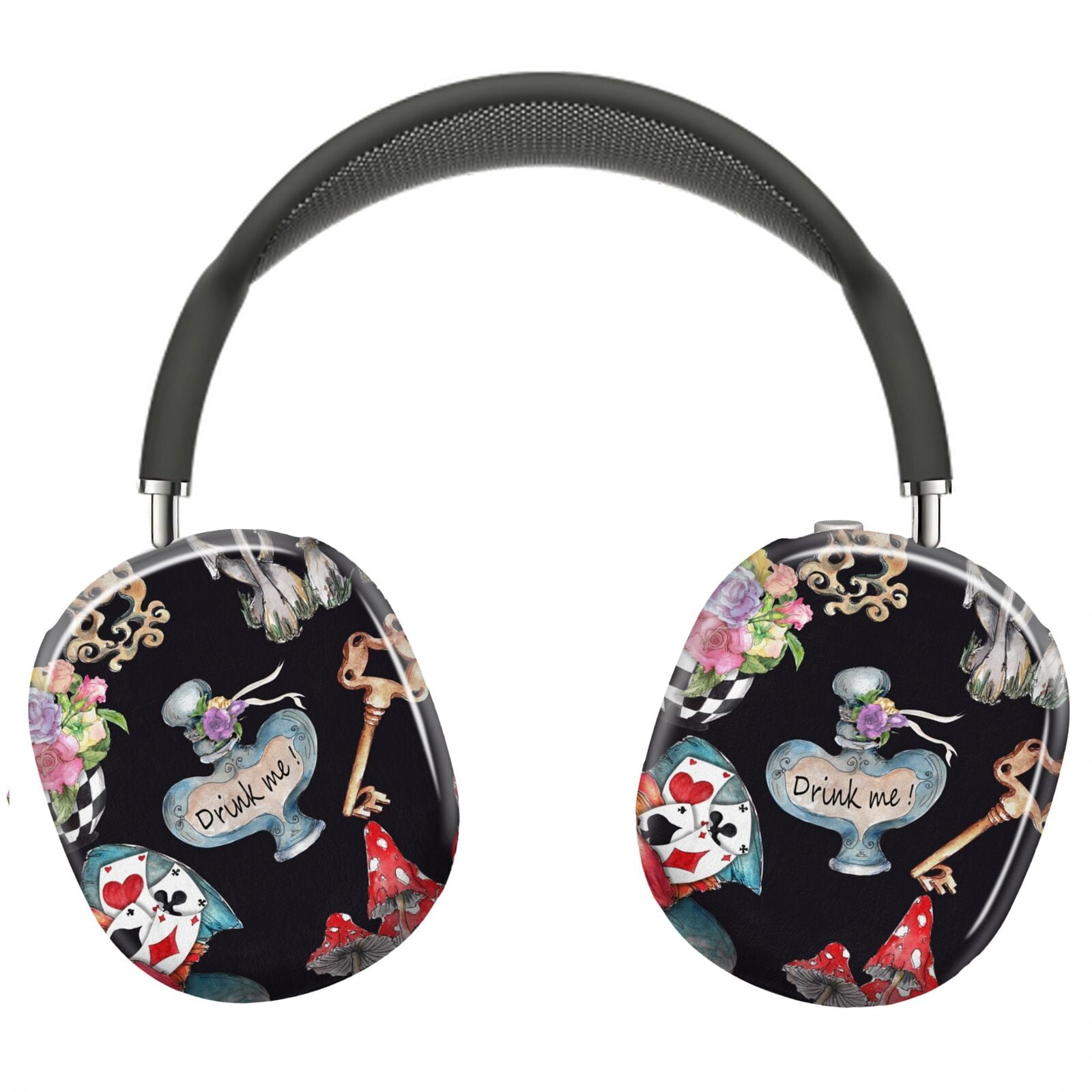 Protective Cover for AirPods Max Alice In Wonderland Seamless Patterns ...
