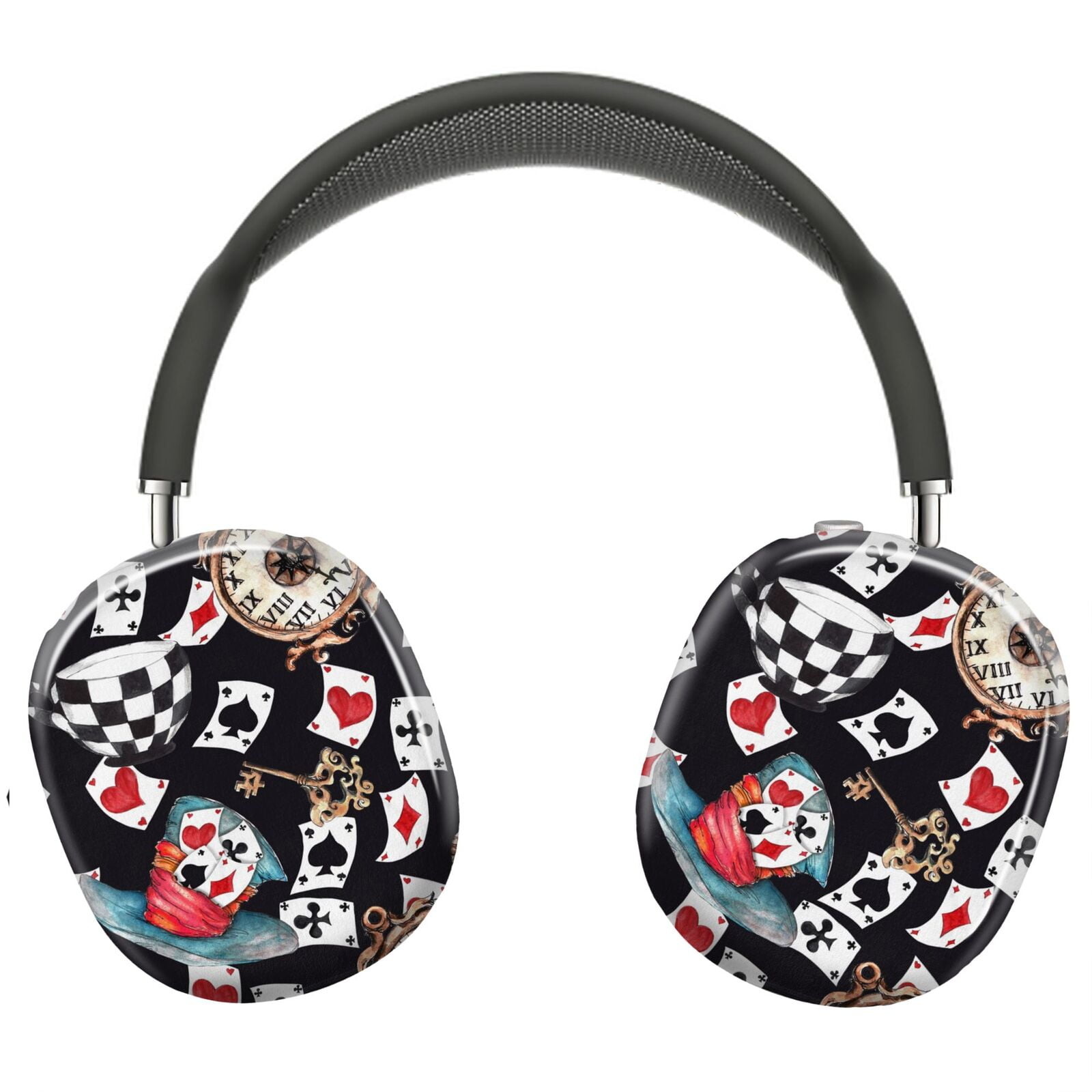 Protective Cover for AirPods Max Alice In Wonderland Seamless Patterns ...