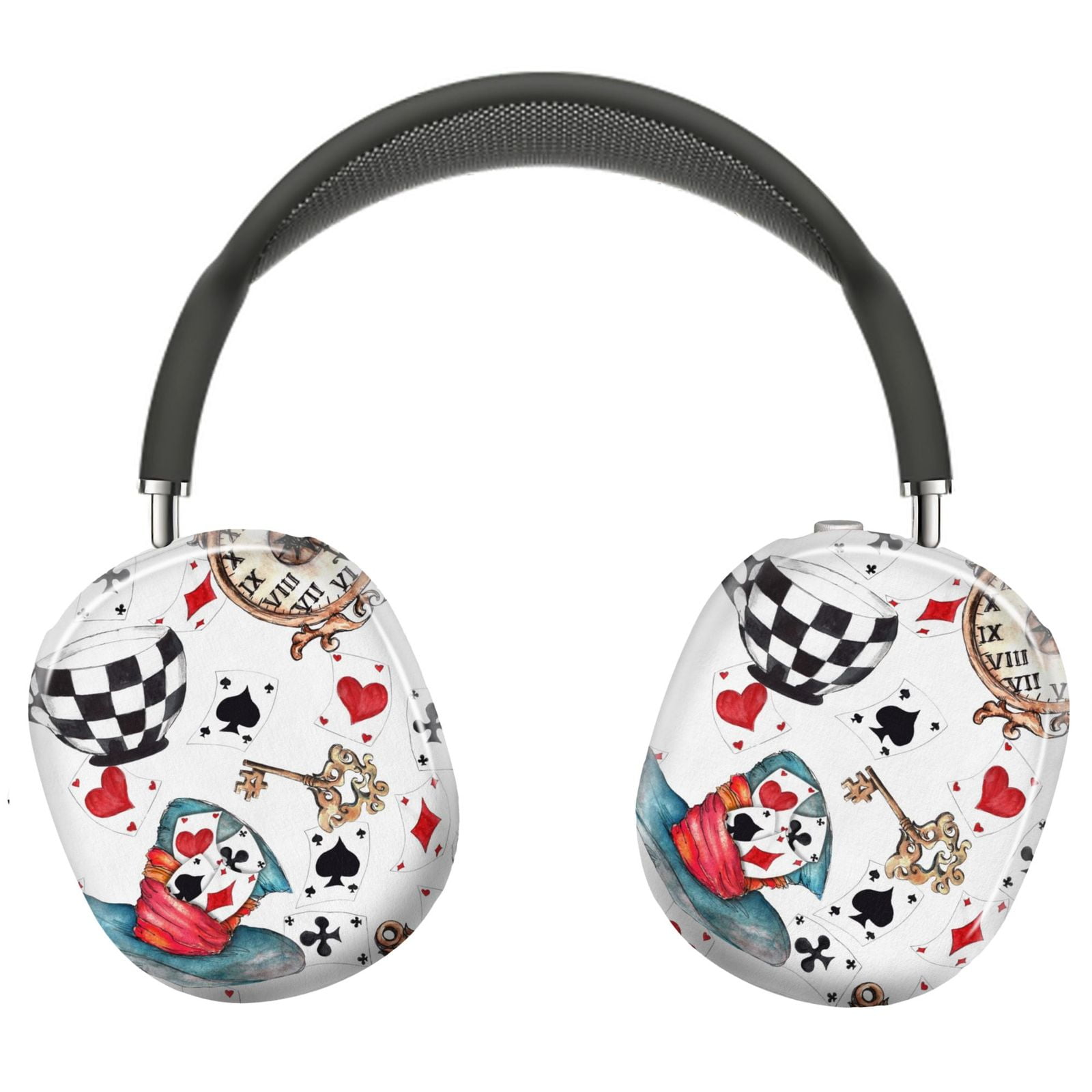 Protective Cover for AirPods Max Alice In Wonderland Seamless Patterns ...