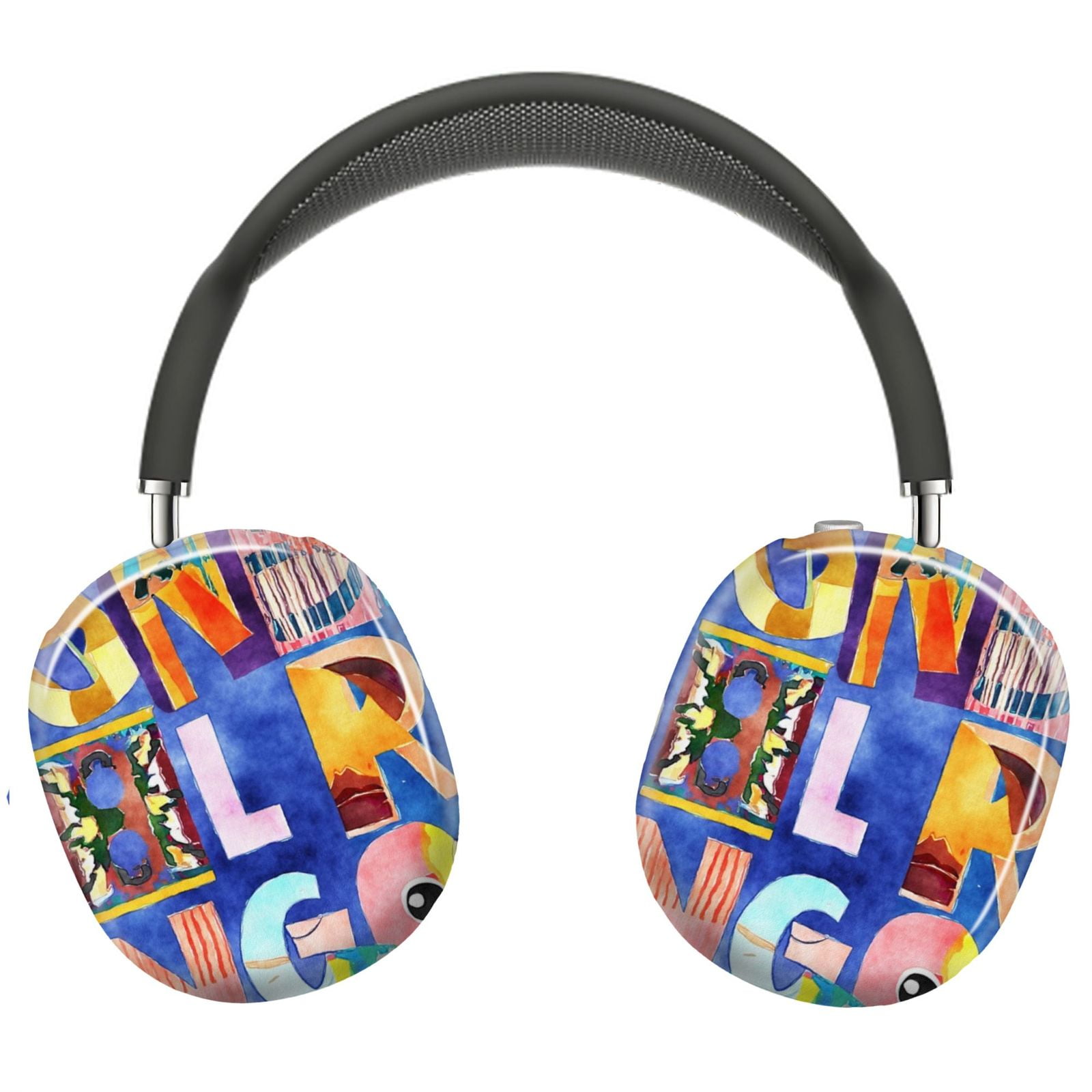 Protective Cover for AirPods Max Alphabet - Watercolor Lettering=4 Headphones Aesthetic Print ...