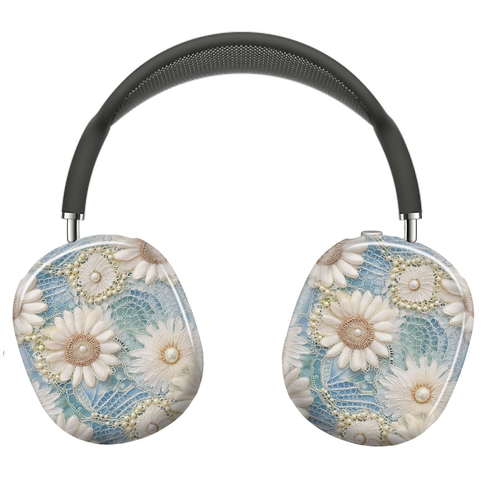 Protective Cover for AirPods Max Beach Ocean Wedding Lace Florals ...
