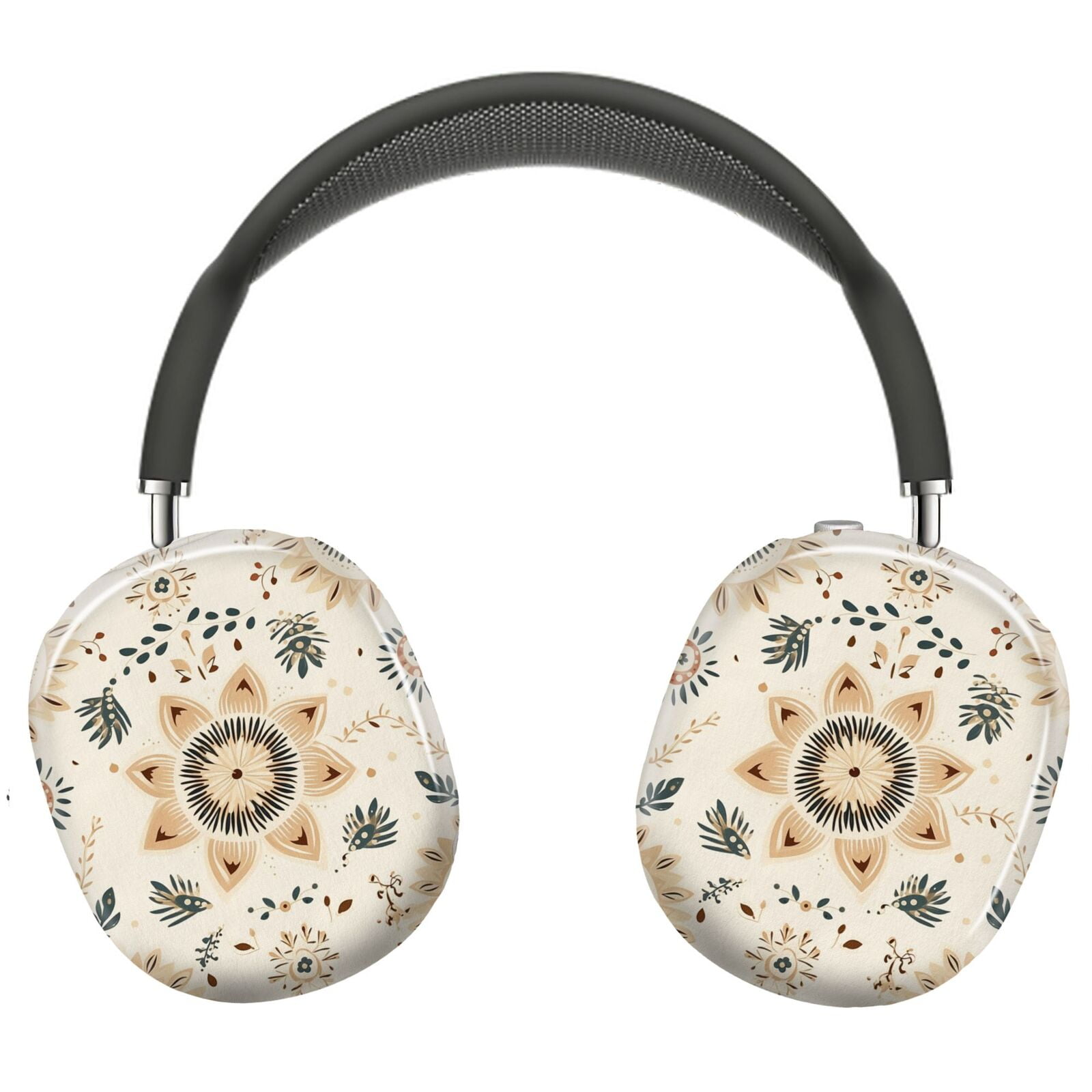 Protective Cover for AirPods Max Beige Boho Flower=12 Headphones ...