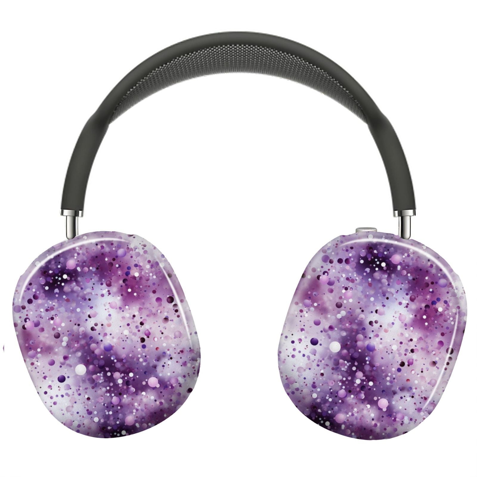 Protective Cover for AirPods Max Berry Purple Confetti=3 Headphones Aesthetic Print Snap On ...