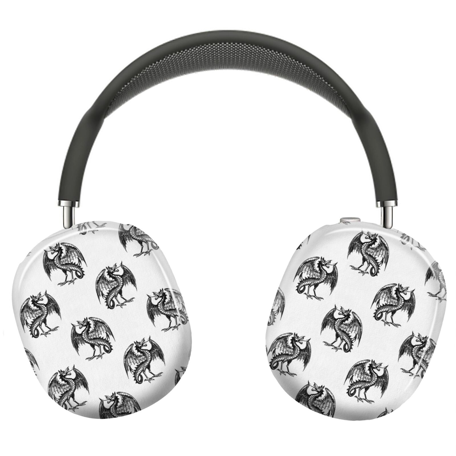 Protective Cover for AirPods Max Black Pattern Overlays=2 Headphones ...