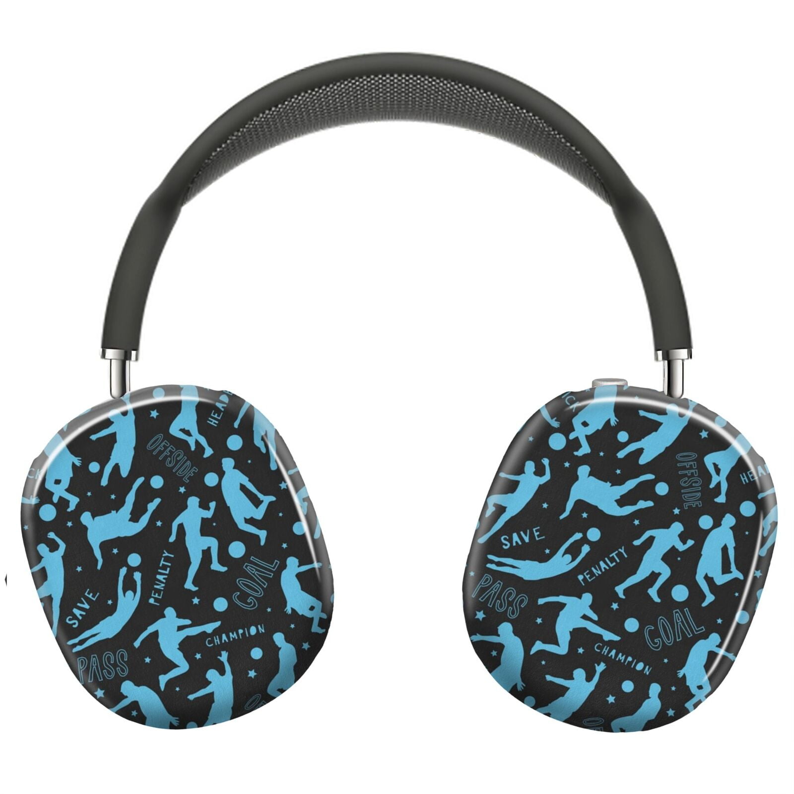 Protective Cover for AirPods Max Blue Soccer=18 Headphones Aesthetic ...