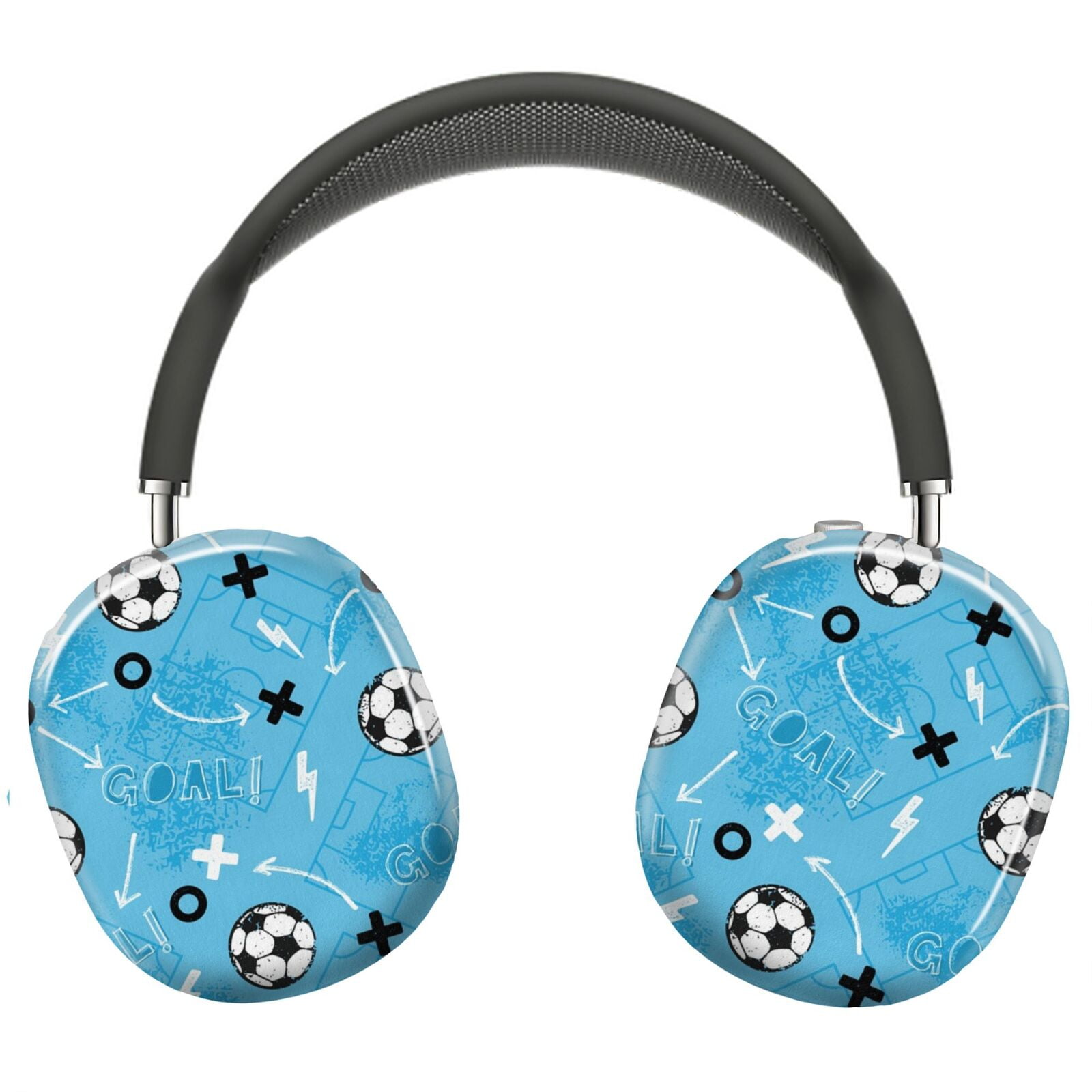 Protective Cover for AirPods Max Blue Soccer=4 Headphones Aesthetic ...