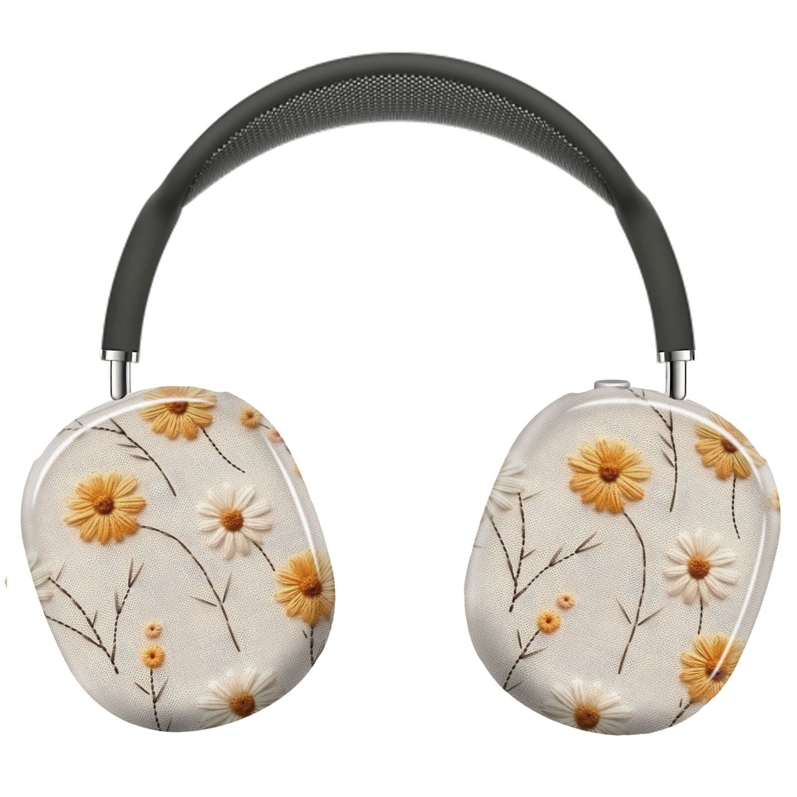 Protective Cover for AirPods Max Boho Wildflowers Embroidery =1 ...