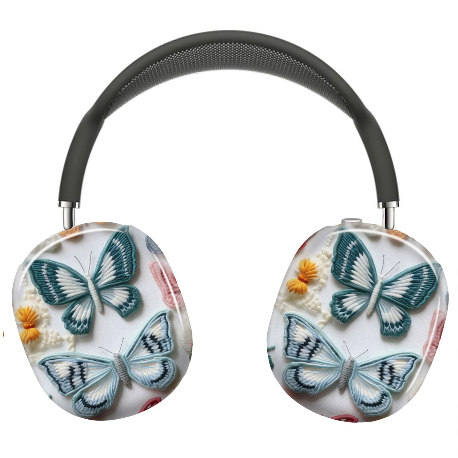 Protective Cover for AirPods Max Butterfly Embroidery=9 Headphones ...