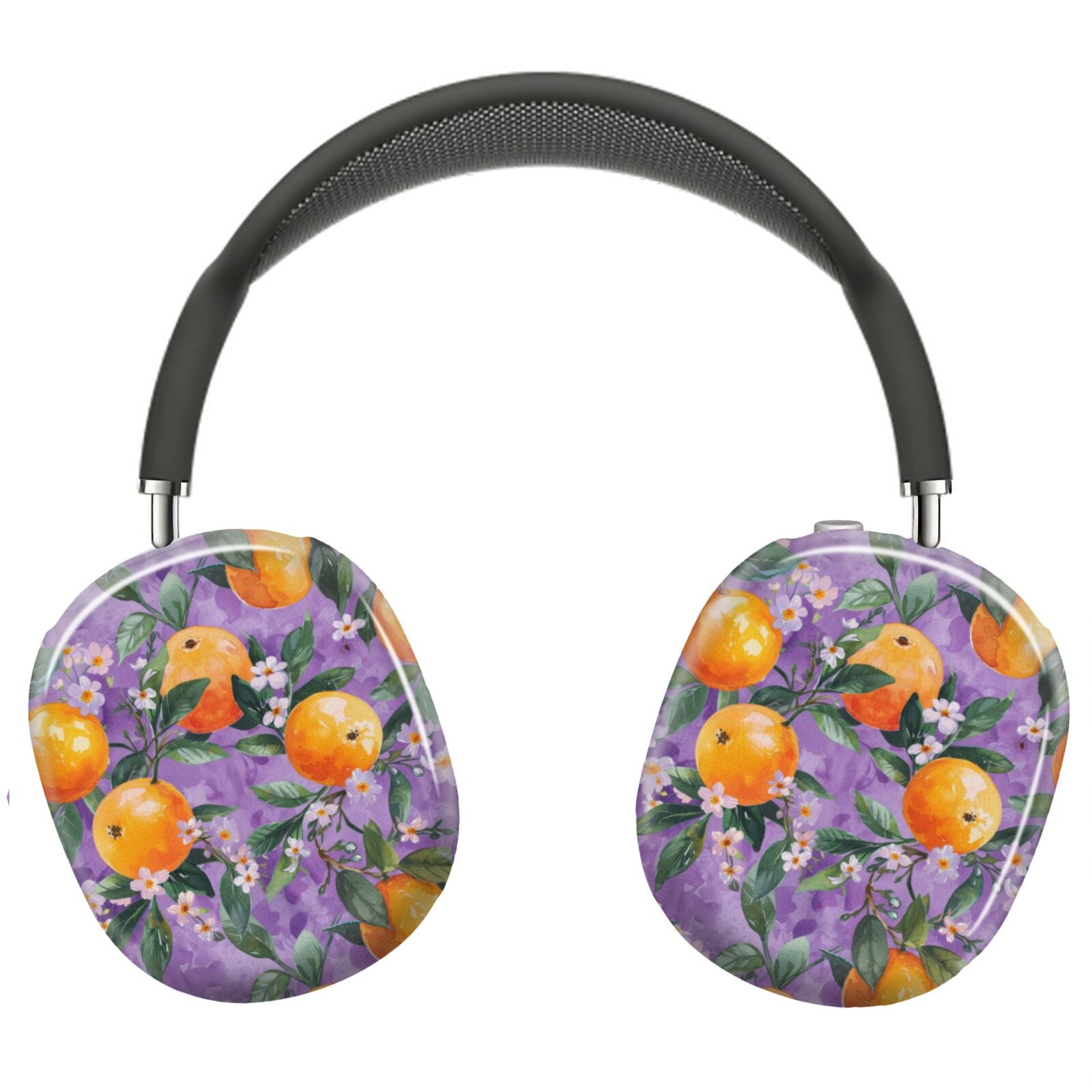 Protective Cover for AirPods Max Citrus Orange Floral =2 Headphones ...