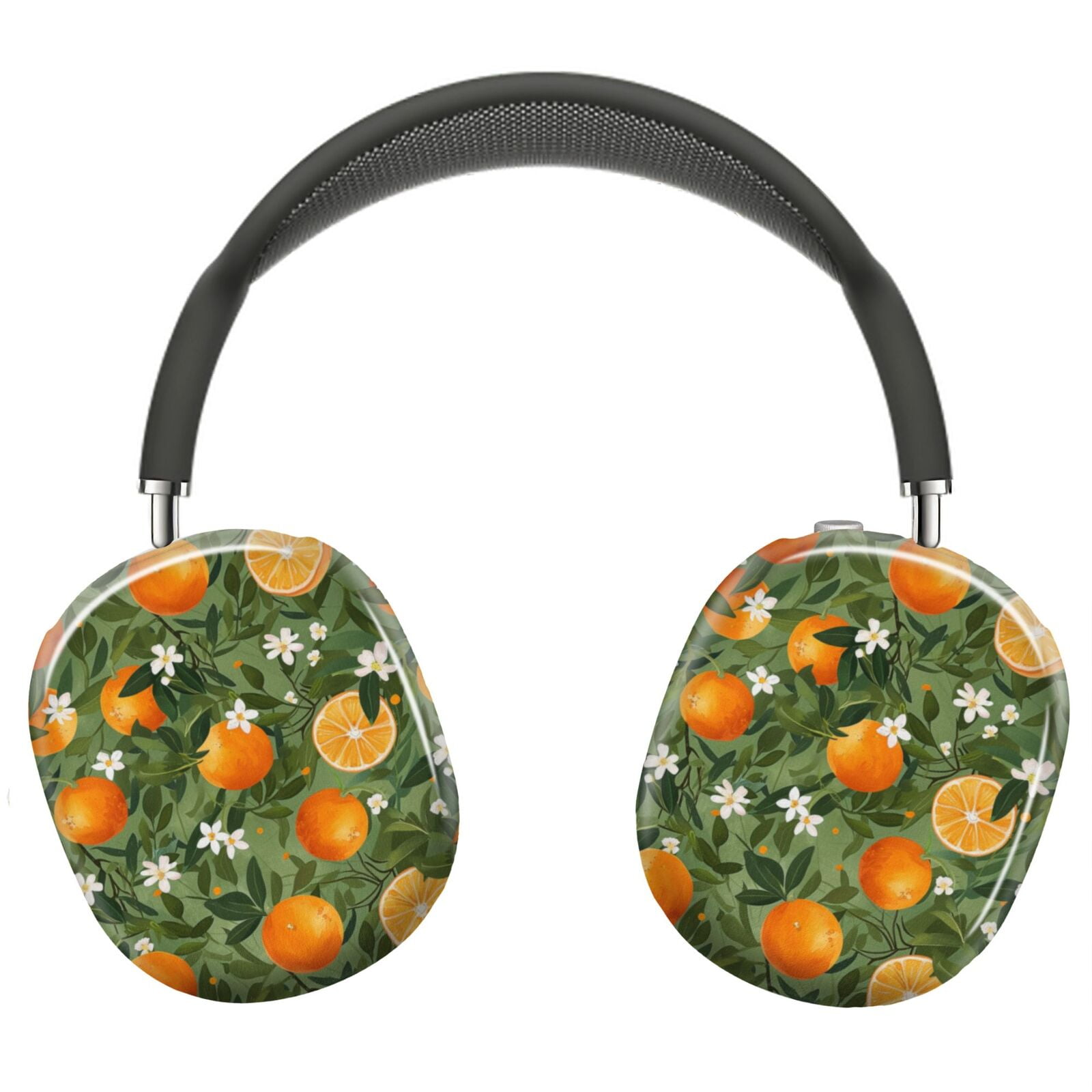 Protective Cover for AirPods Max Citrus Orange Floral =21 Headphones ...