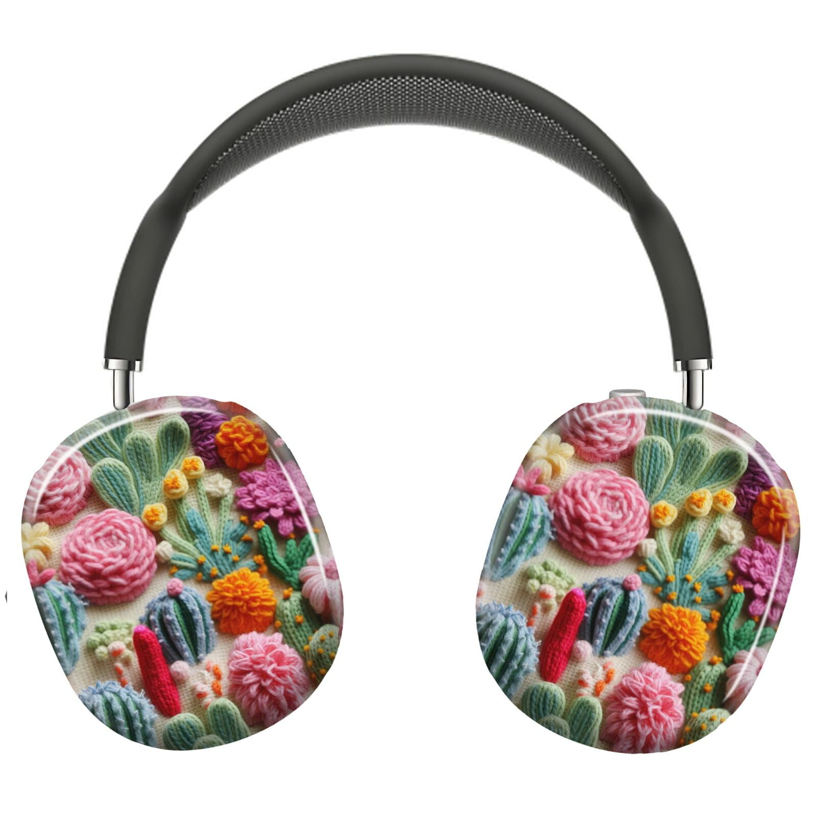 Protective Cover for AirPods Max Floral Cactus Embroidery=7 Headphones ...