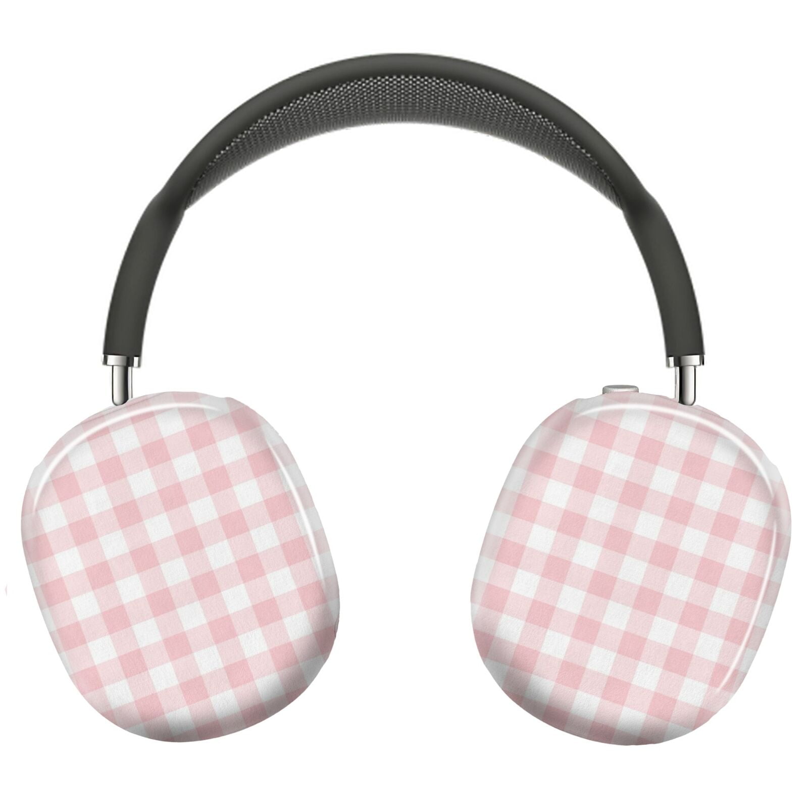 Protective Cover for AirPods Max Gingham-Blush-Pink Headphones ...