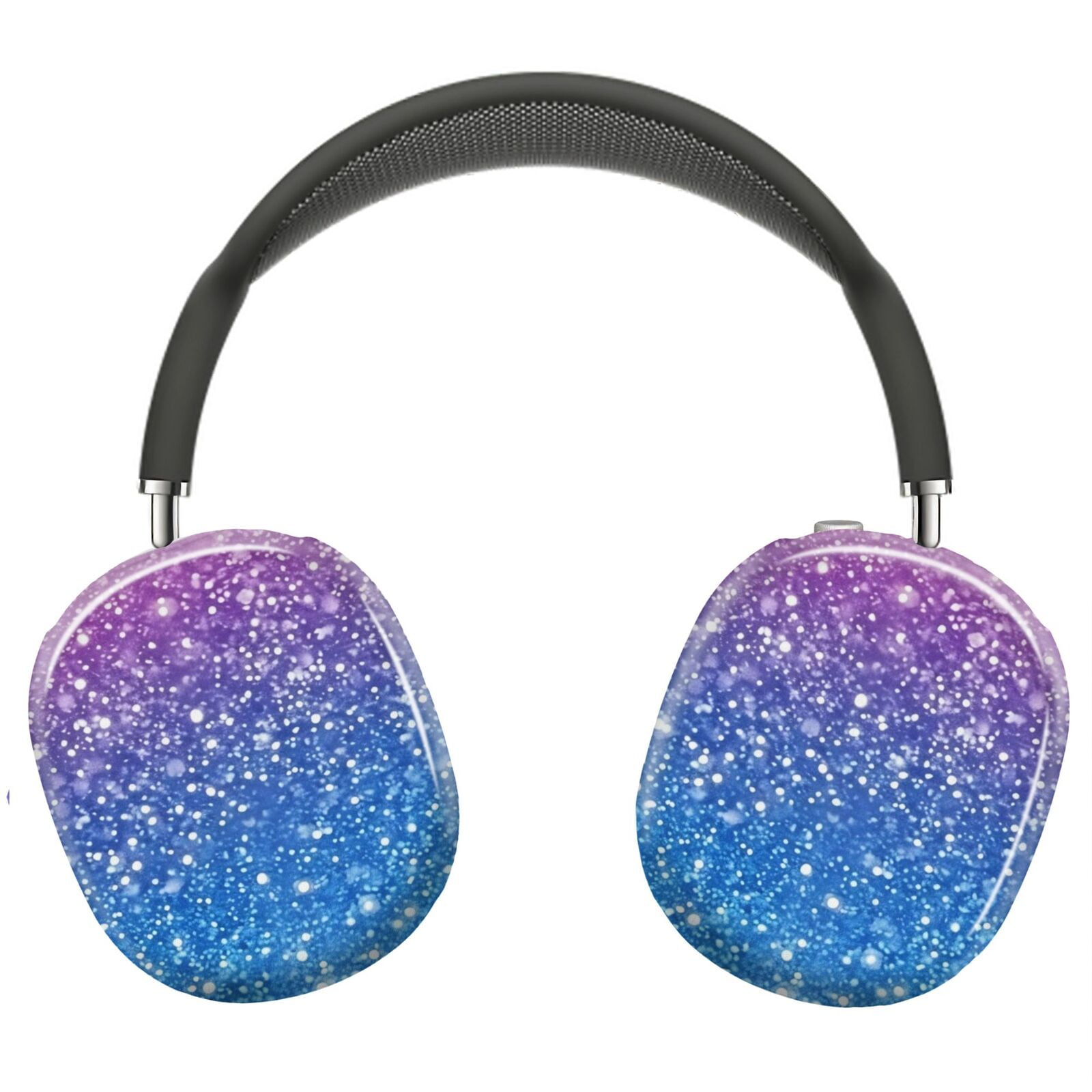Protective Cover for AirPods Max Holographic Ombre Pink Blue Glitter=10 Headphones Aesthetic ...