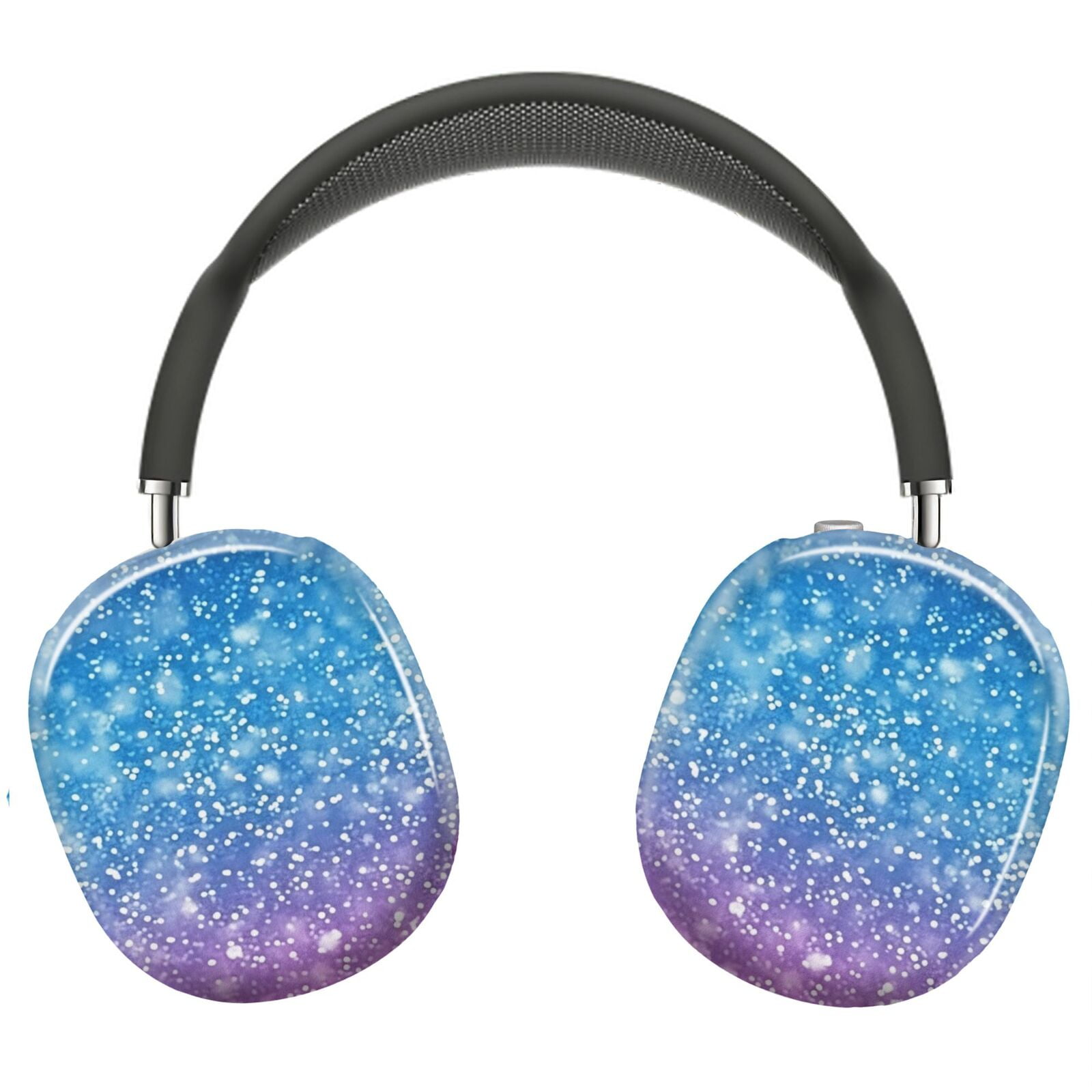 Protective Cover for AirPods Max Holographic Ombre Pink Blue Glitter=3 Headphones Aesthetic ...