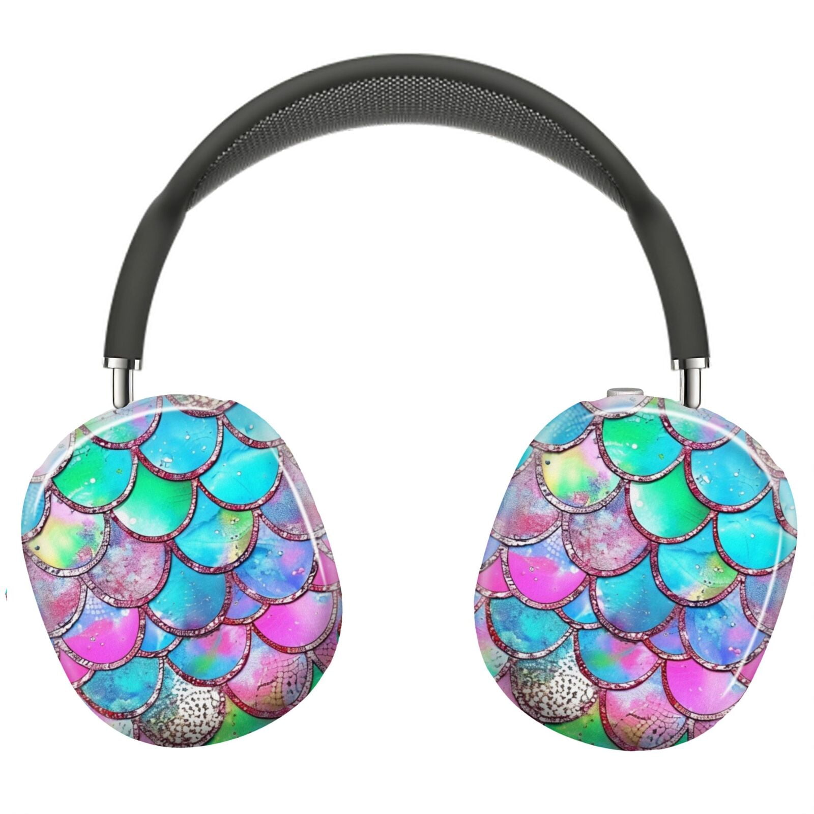 Protective Cover for AirPods Max Luxury Holographic Mermaid Scales=3 ...