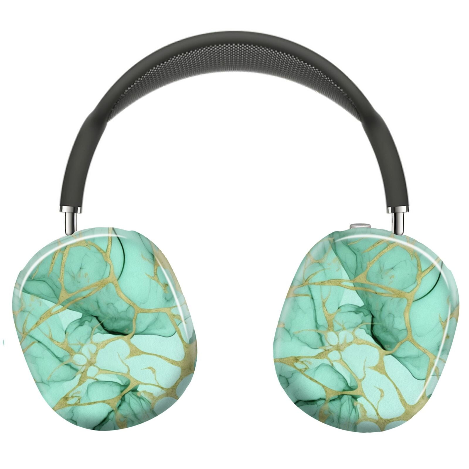 Protective Cover for AirPods Max Marble Alcohol Ink Gold =12 Headphones ...