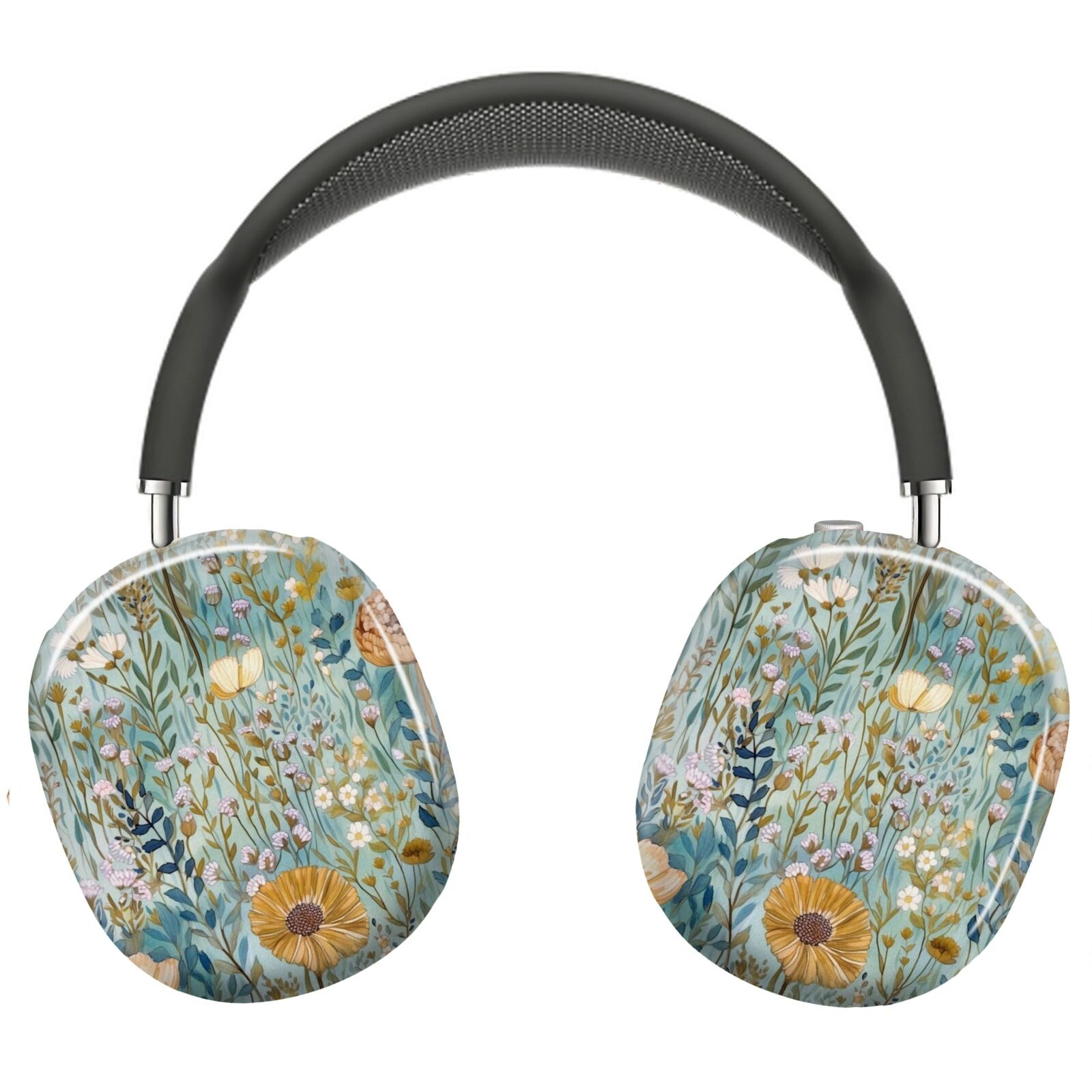 Protective Cover for AirPods Max Pastel Blue Pink Watercolor Floral=8 ...