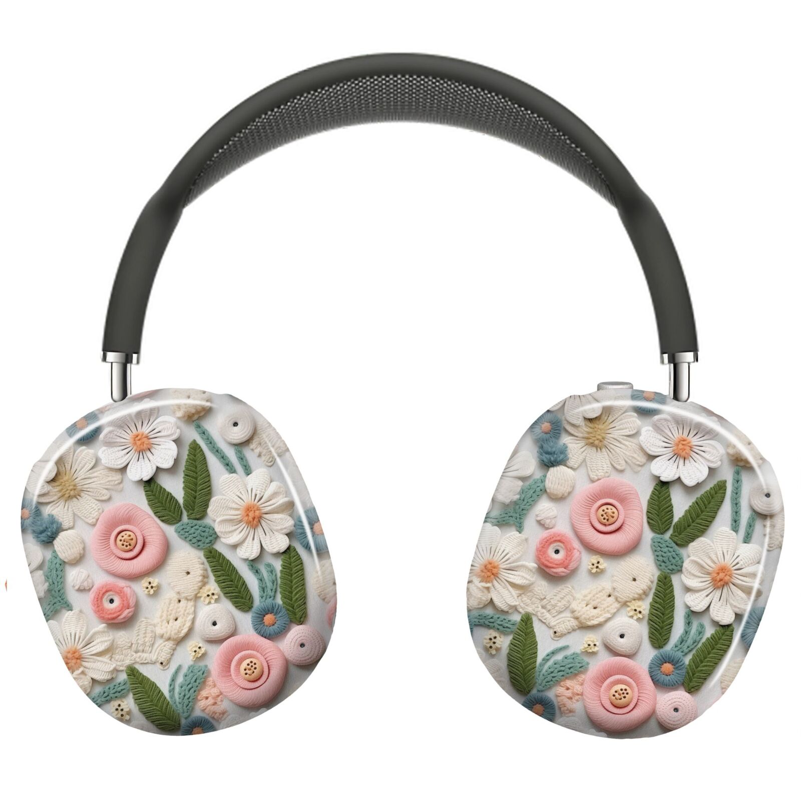 Protective Cover for AirPods Max Pastel Crochet Knit Flower=11 ...