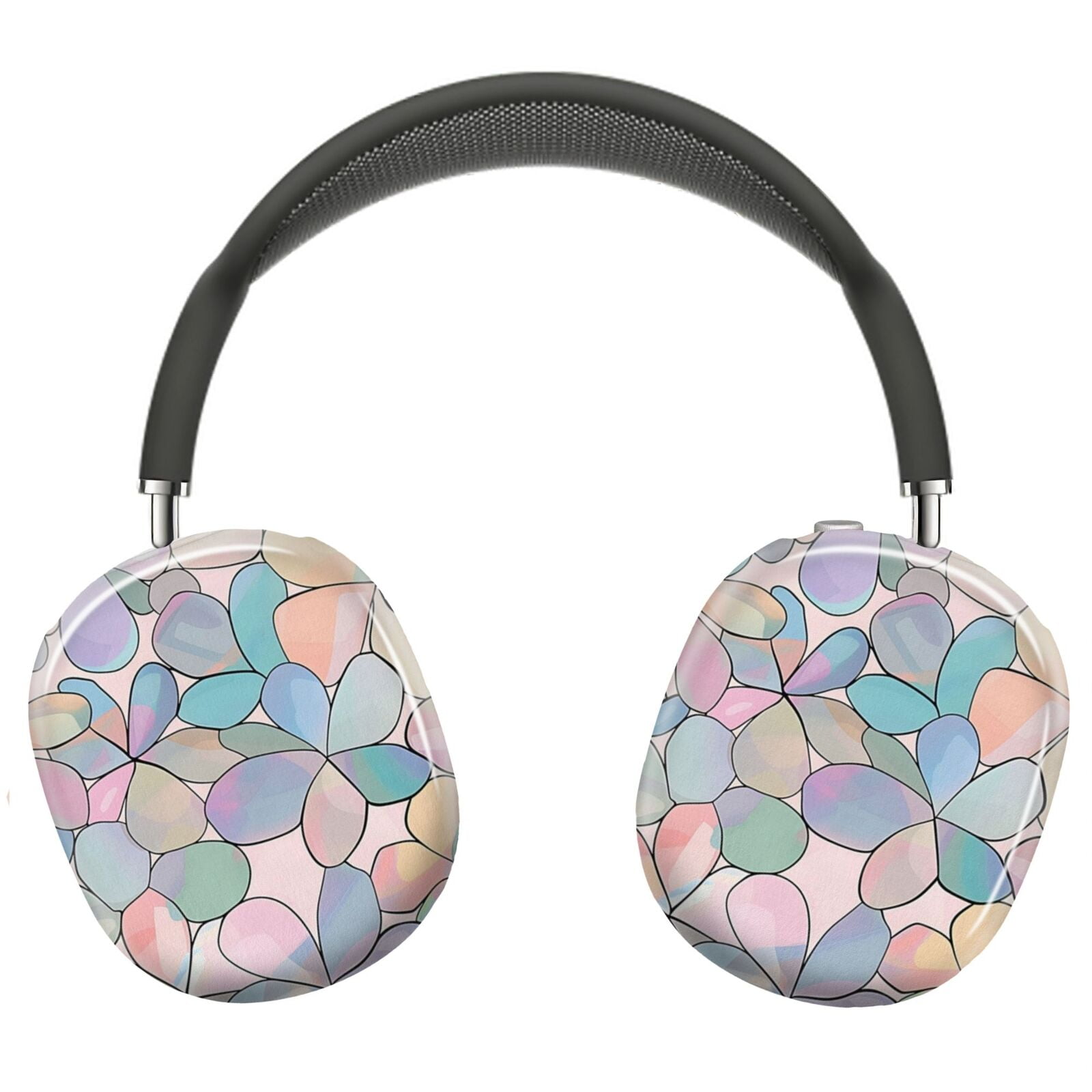 Protective Cover for AirPods Max Pastel Floral Stained Glass=10 ...
