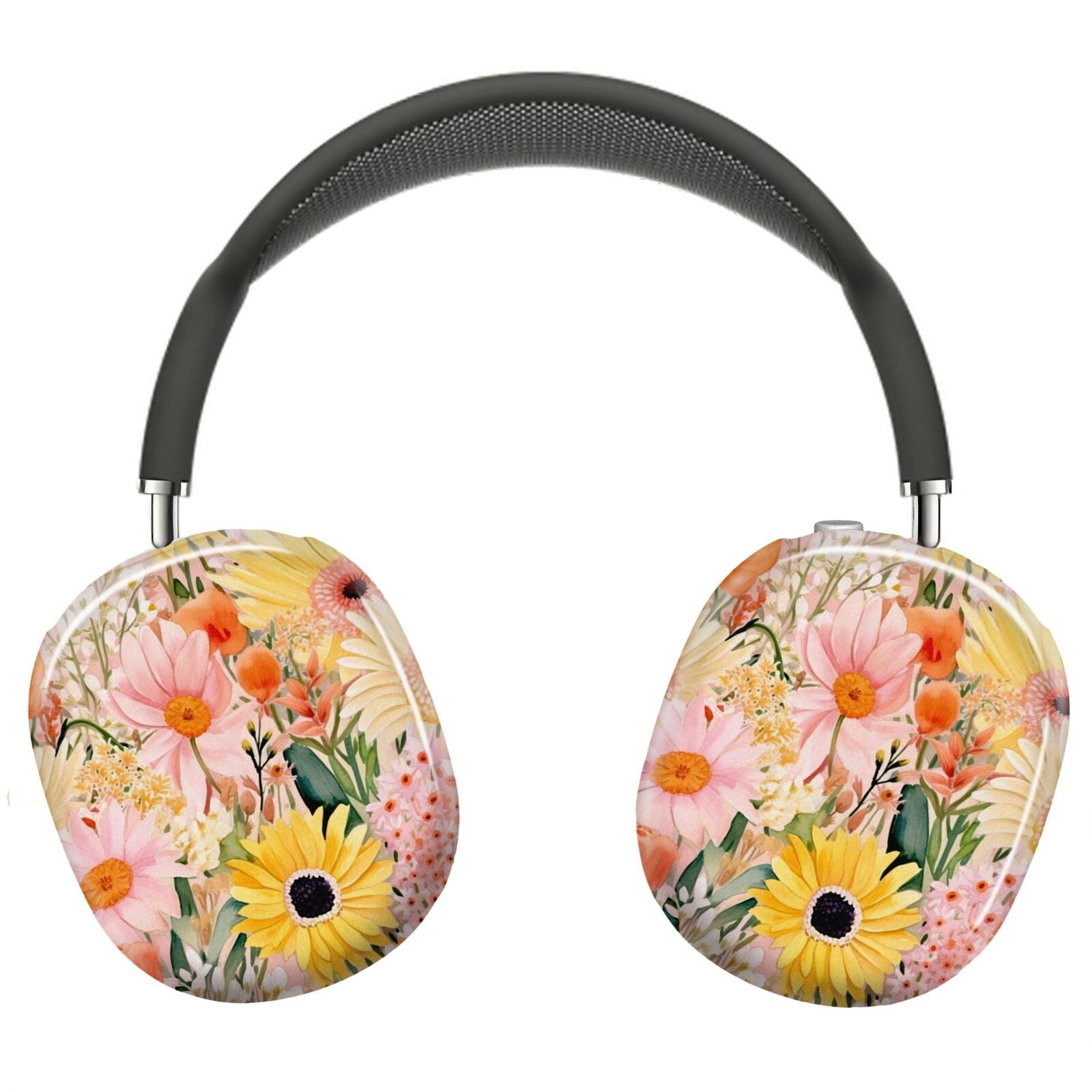 Protective Cover for AirPods Max Peach Pink Yellow Spring Floral ...