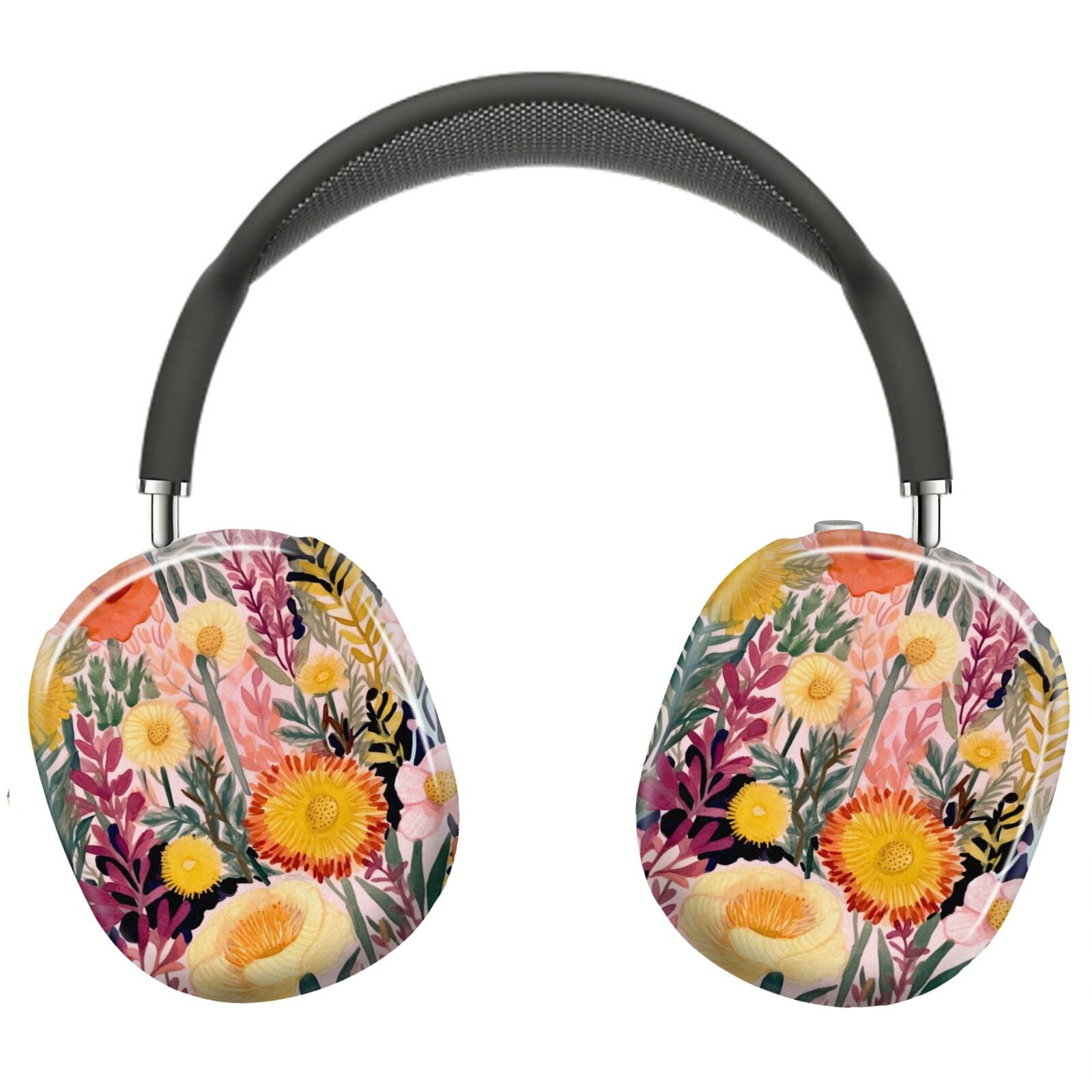 Protective Cover for AirPods Max Peach Pink Yellow Spring Floral ...
