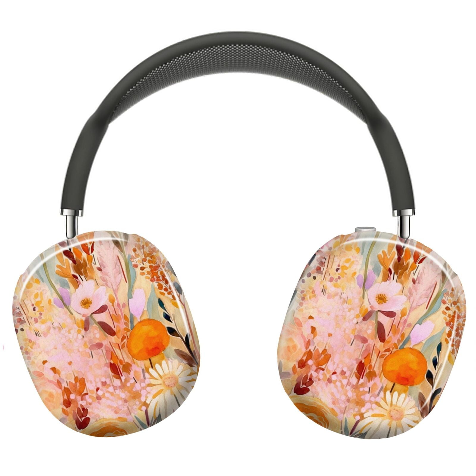 Protective Cover for AirPods Max Peach Pink Yellow Spring Floral ...