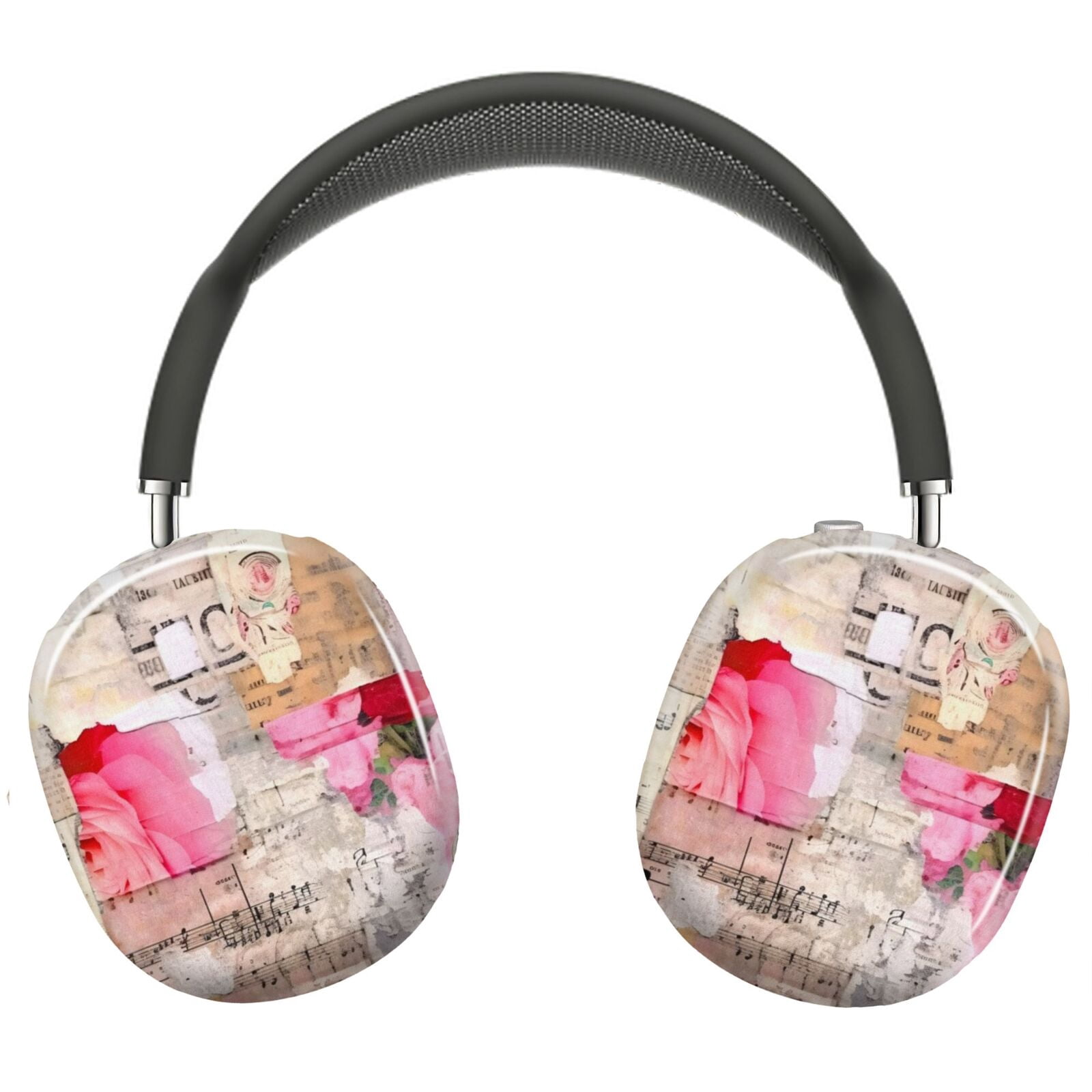 Protective Cover for AirPods Max Pink Paris Collage French Journal=10 ...