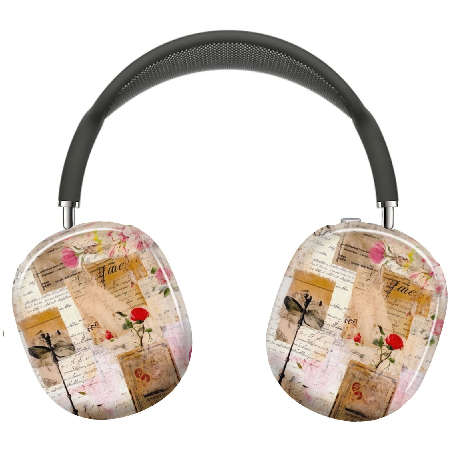 Protective Cover for AirPods Max Pink Paris Collage French Journal=13 ...