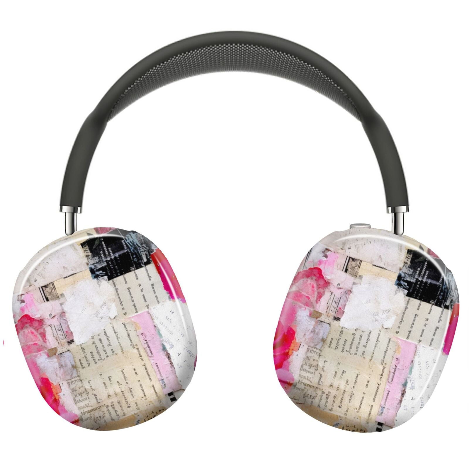 Protective Cover for AirPods Max Pink Paris Collage French Journal=9 ...