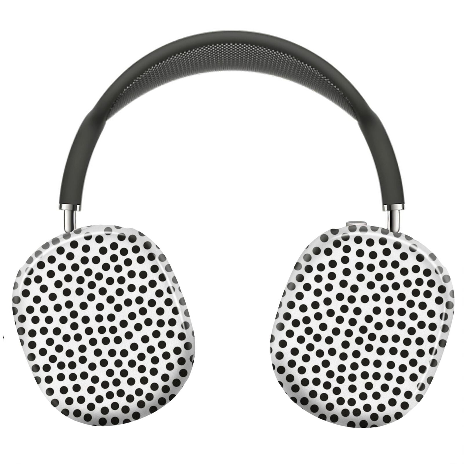 Protective Cover for AirPods Max Polka Dot Halftone=99 Headphones Aesthetic Print Snap On Cases ...