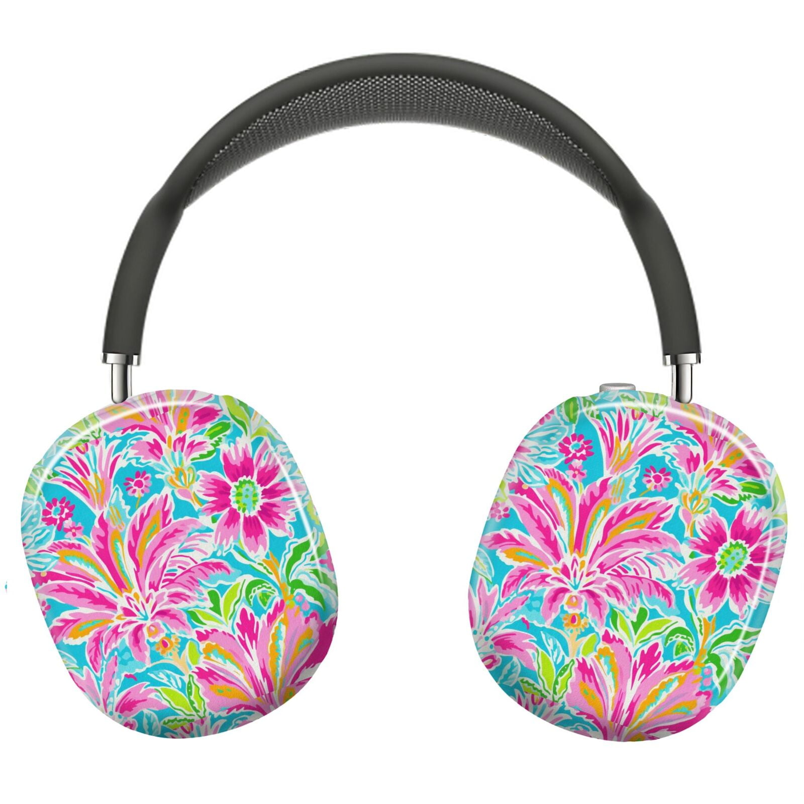 Protective Cover for AirPods Max Preppy Bright Flowers =4 Headphones ...