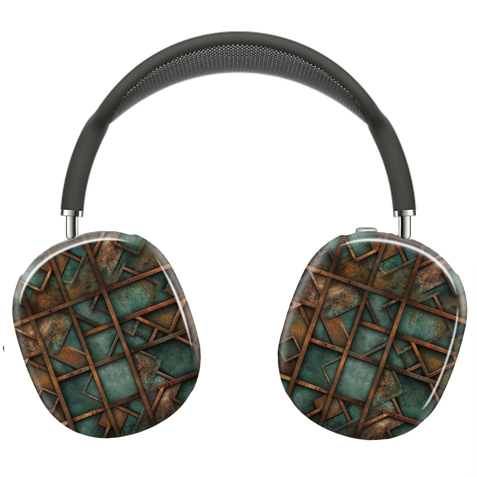Protective Cover for AirPods Max Rusted Iron Metal Texture Patterns=10 ...