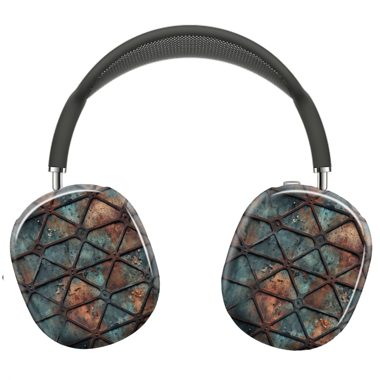 Protective Cover for AirPods Max Rusted Iron Metal Texture Patterns=12 ...