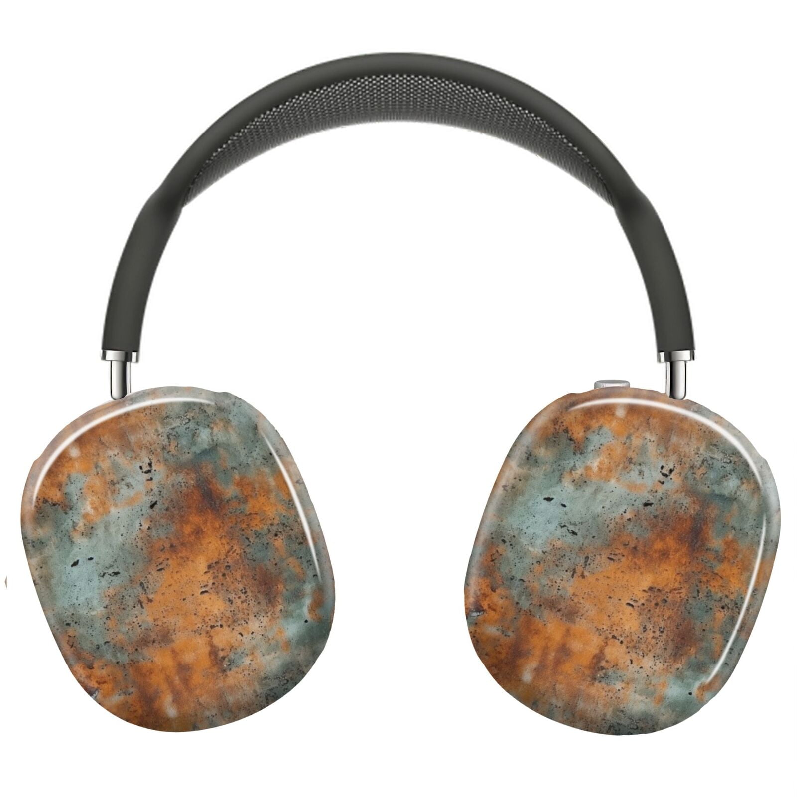 Protective Cover for AirPods Max Rusted Iron Metal Texture Patterns=2 ...