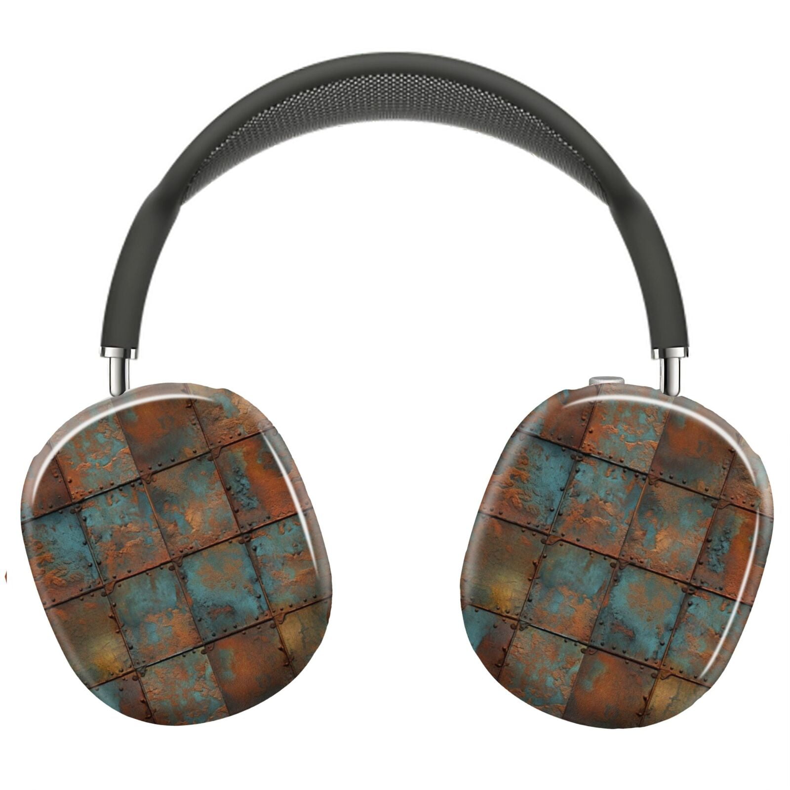 Protective Cover for AirPods Max Rusted Iron Metal Texture Patterns=3 ...