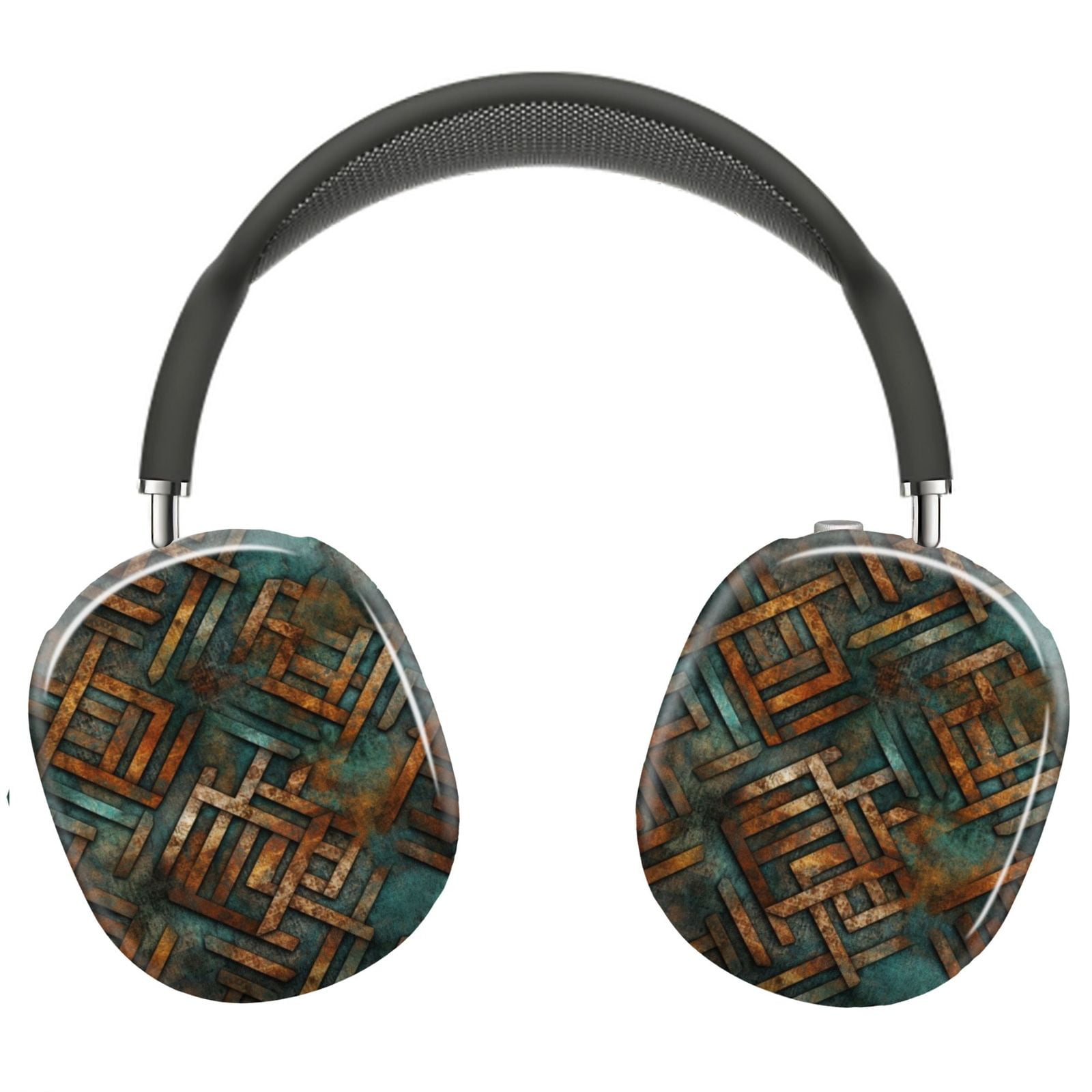 Protective Cover for AirPods Max Rusted Iron Metal Texture Patterns=7 ...