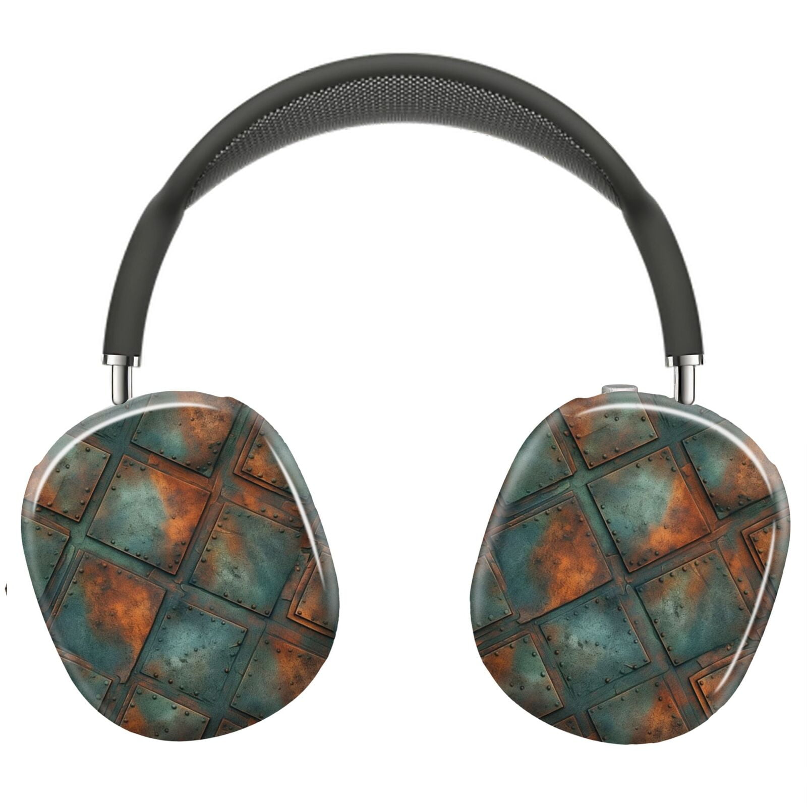 Protective Cover for AirPods Max Rusted Iron Metal Texture Patterns=8 ...